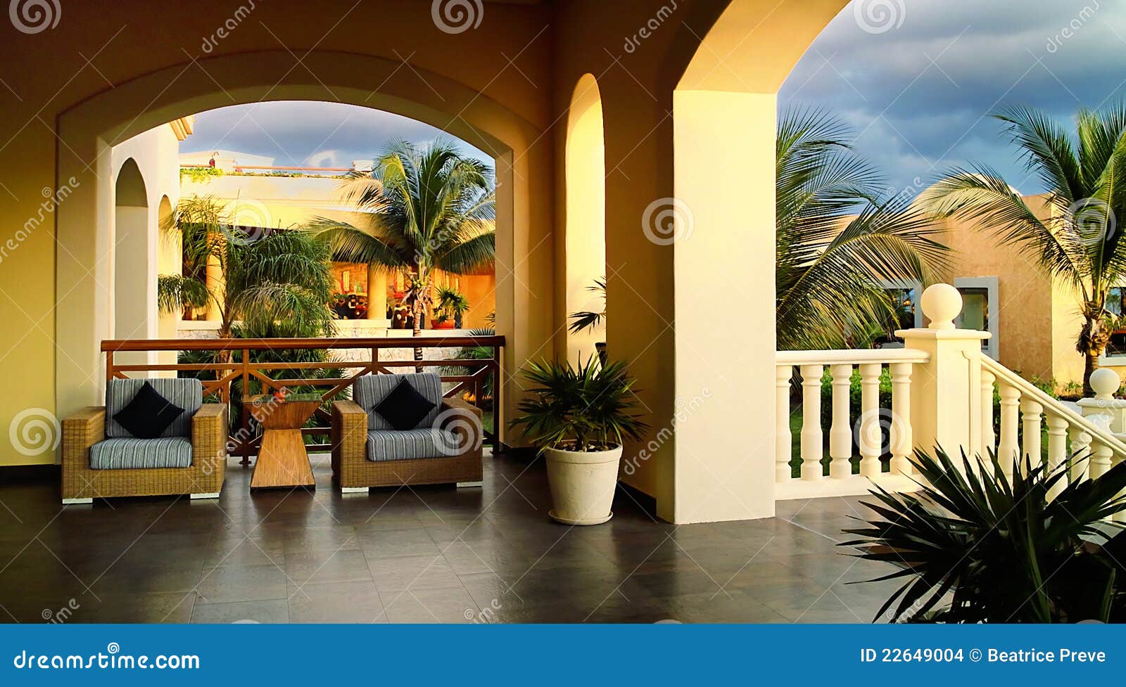 Tropical terrace stock photo. Image of family, classic - 22649004
