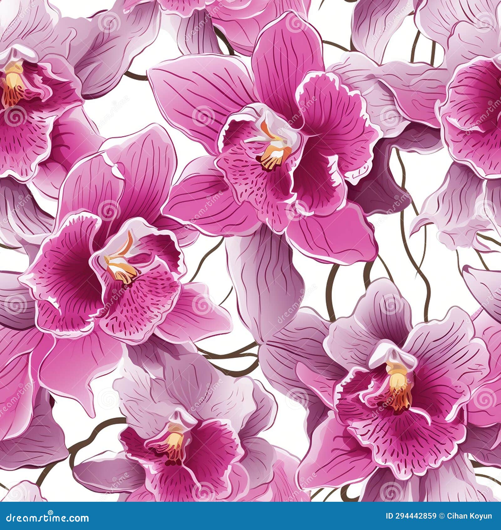 Tropical texture stock illustration. Illustration of blooming - 294442859