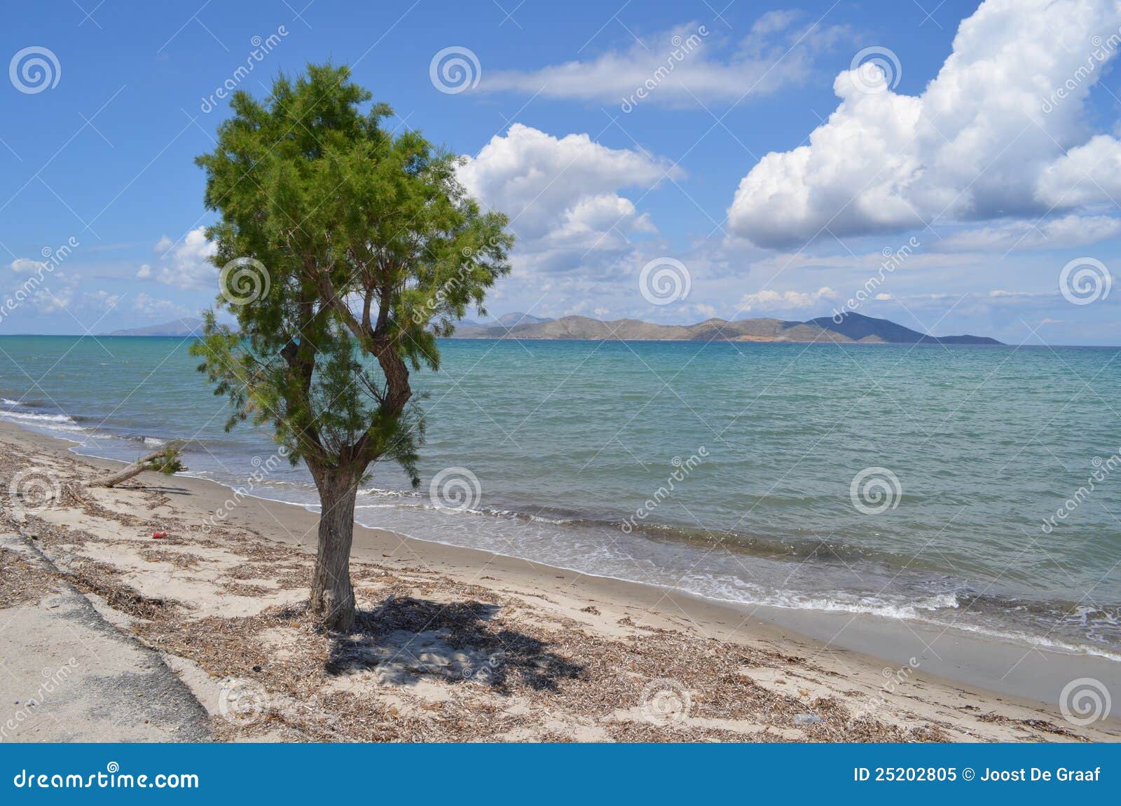 Tropical view in Greece stock image. Image of tropical - 25202805