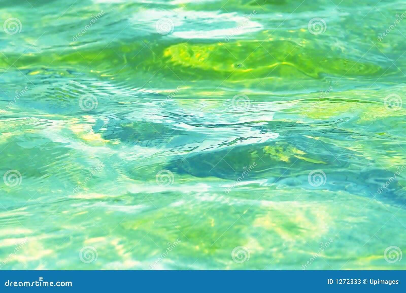 Tropical Sea Water Texture With Fish Below The Surface Royalty-Free ...