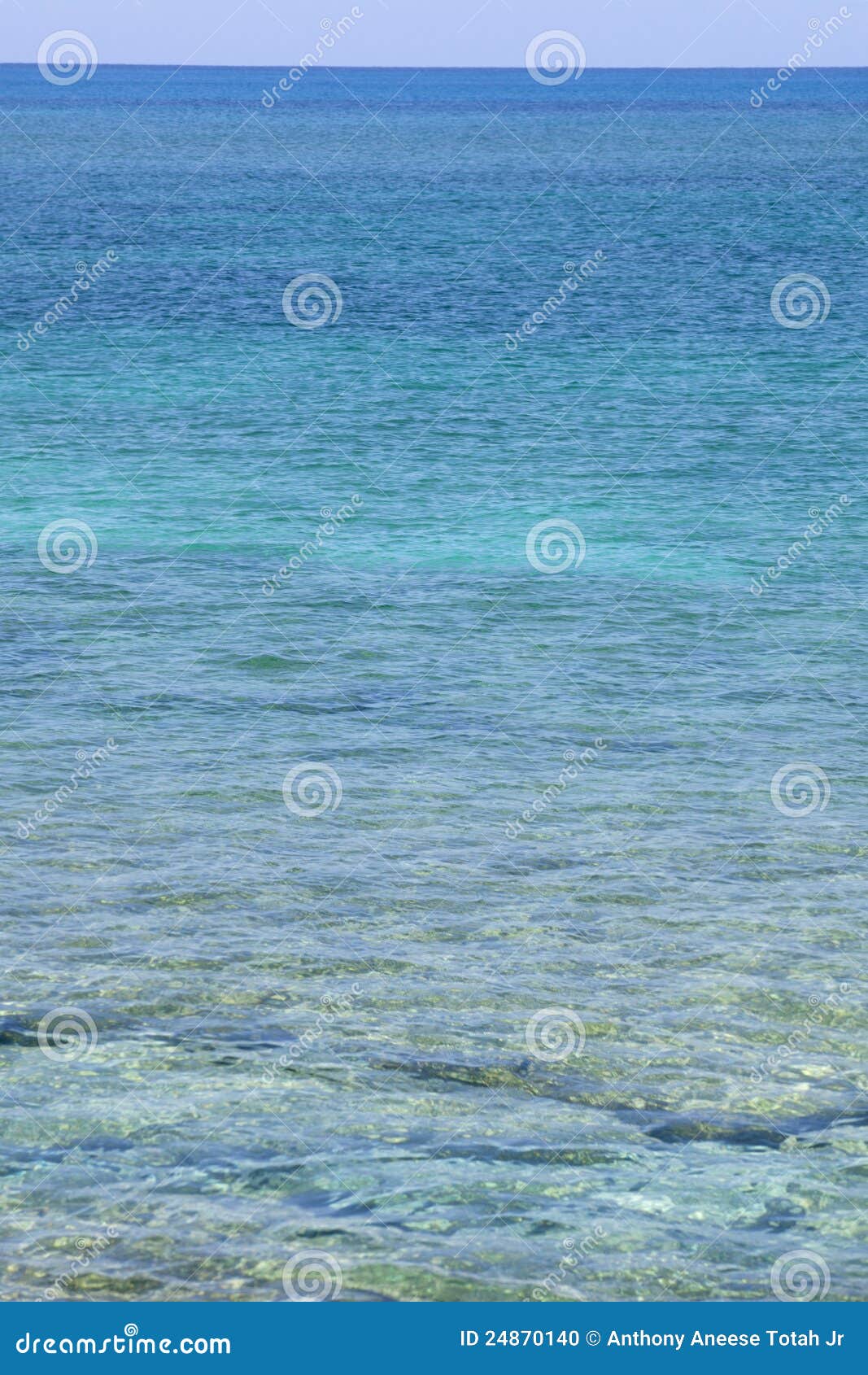 Tropical waters stock photo. Image of horizon, caribbean - 24870140