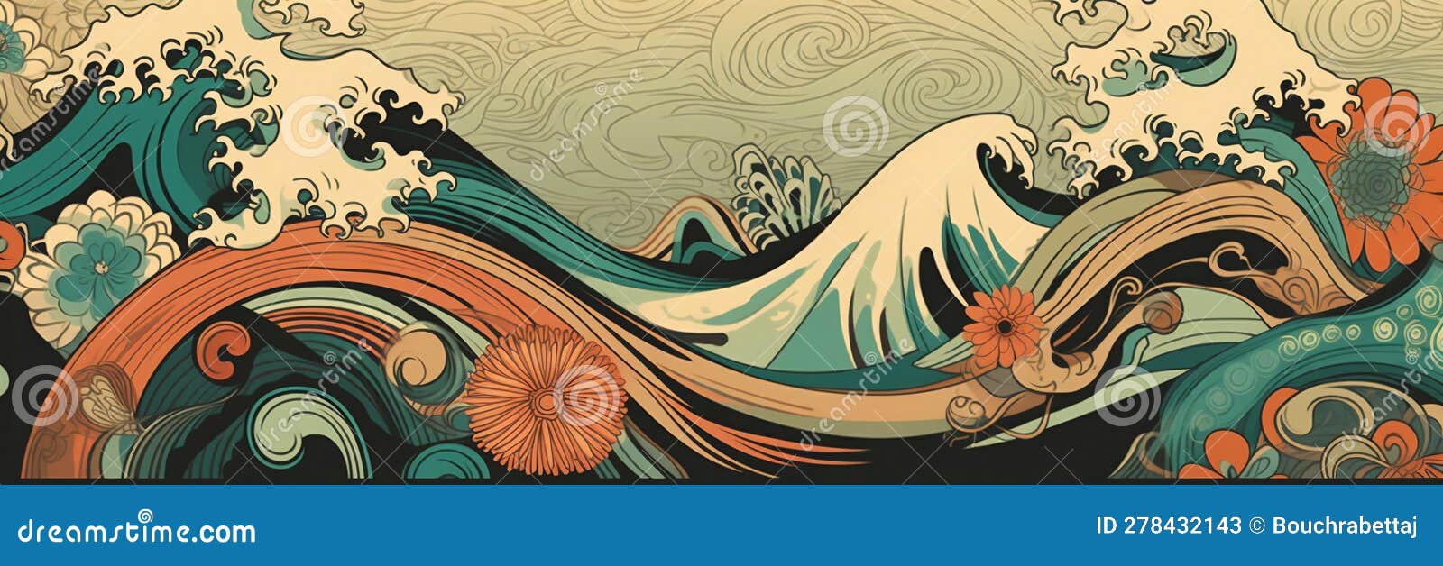 Set Of Asian Patterns Seamless Swatches. Cartoon Vector | CartoonDealer ...