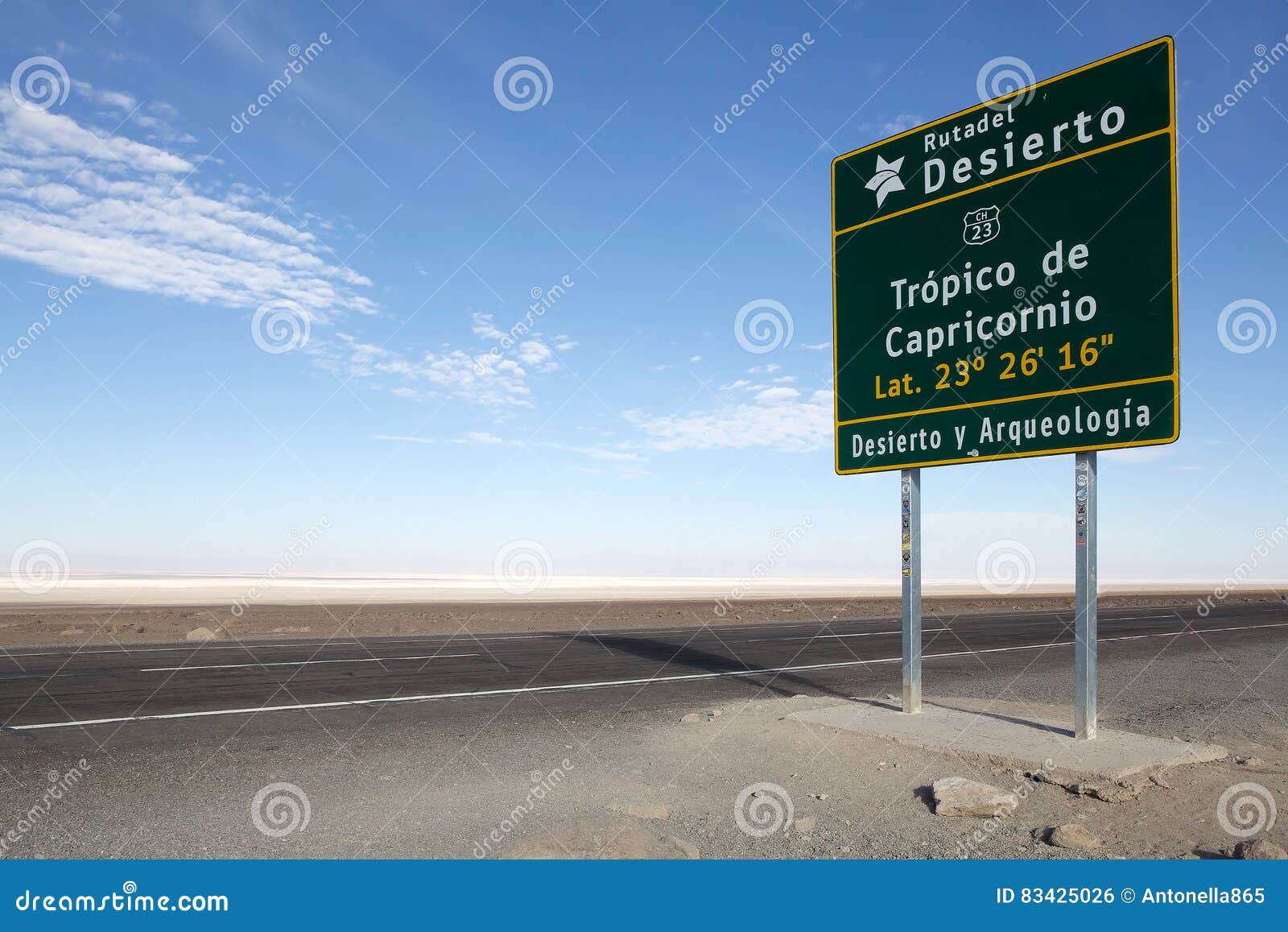 Tropique De Capricorne, Chili Photo éditorial - Image du atacama ...