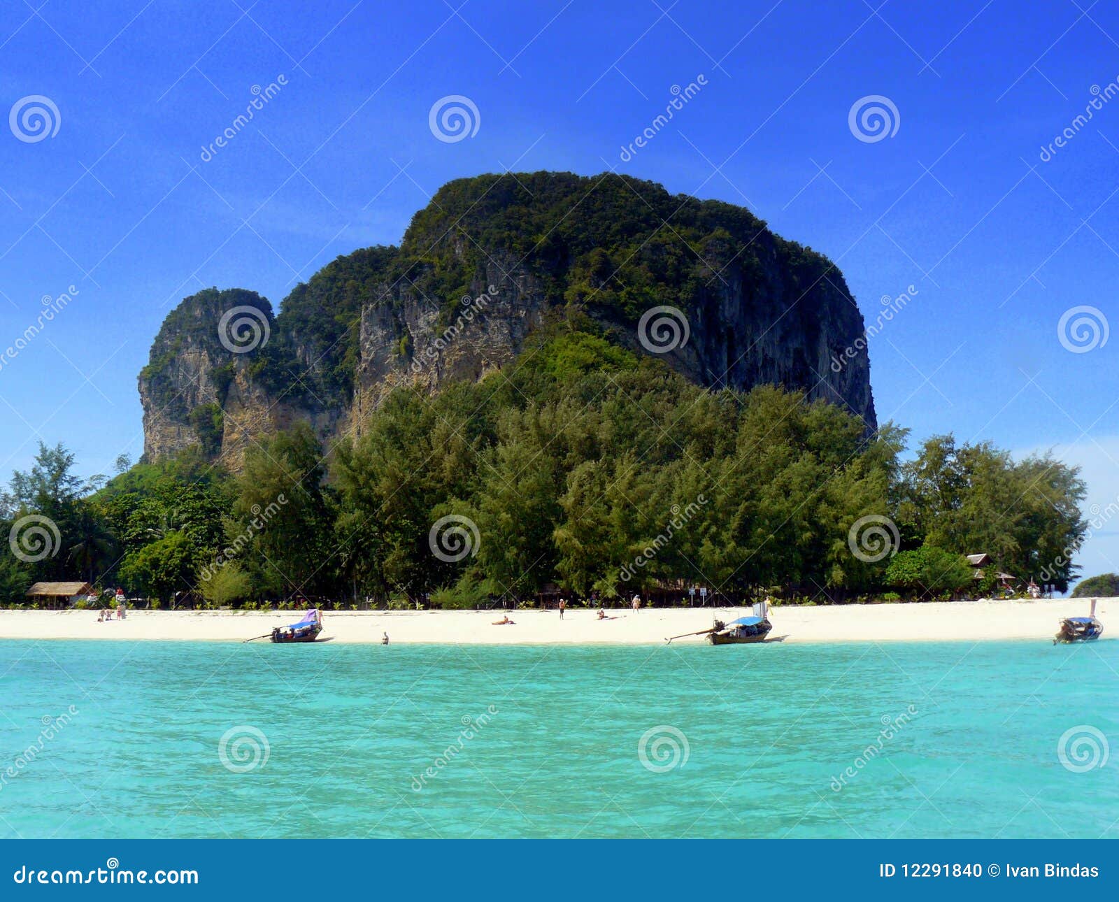 Tropische Insel stockfoto. Bild von strand, meer, thailand - 12291840