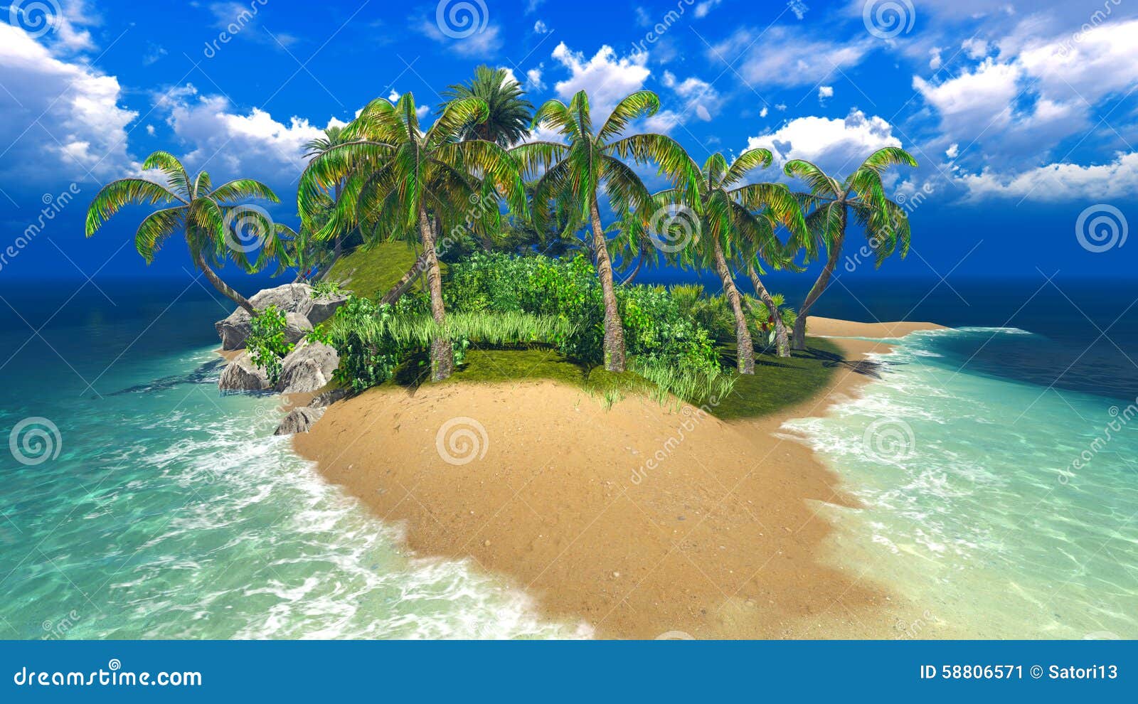 Tropische Insel stockbild. Bild von malediven, dominikanisch - 58806571