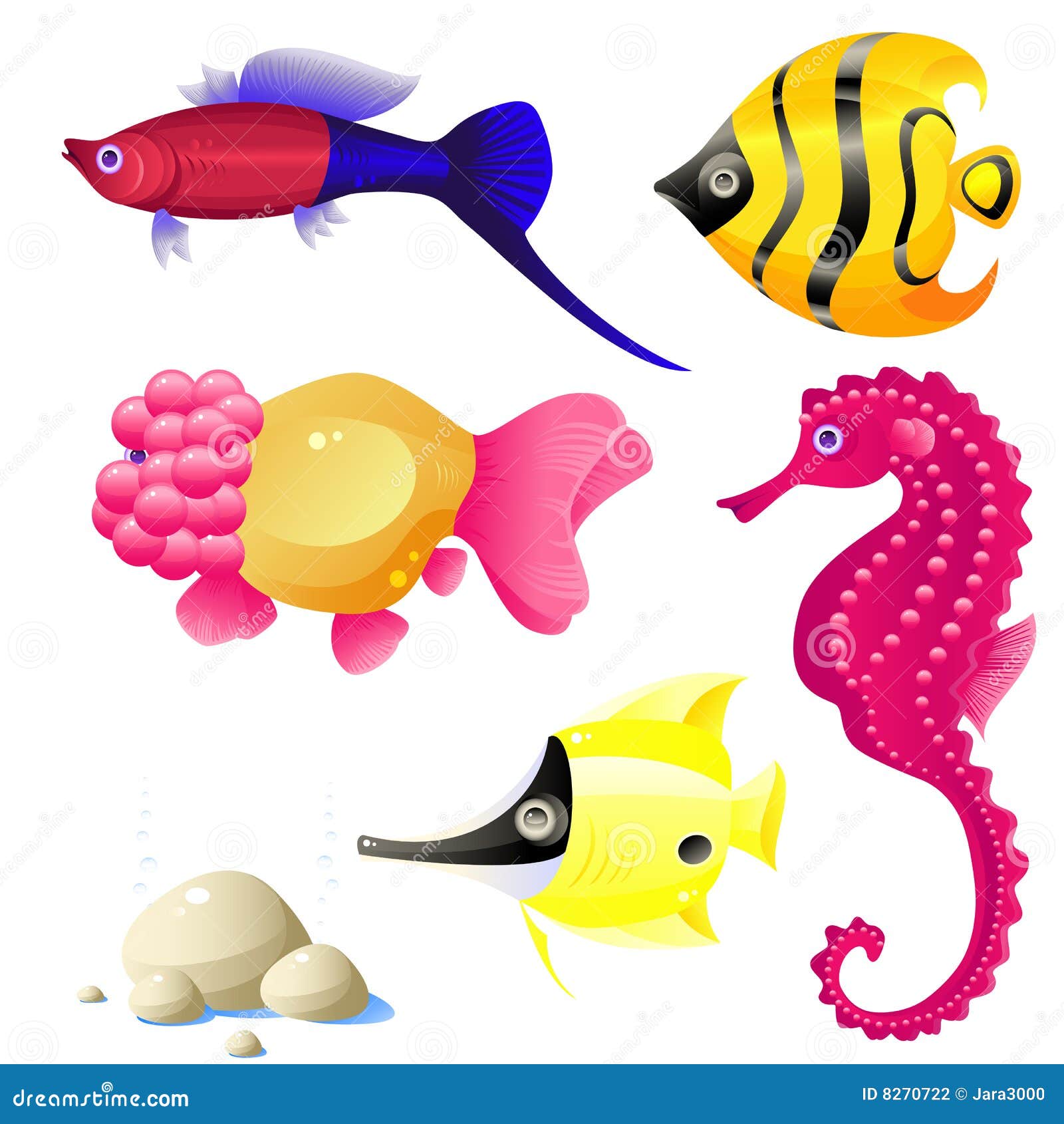 Tropische vissen vector illustratie. Illustration of symbool - 8270722