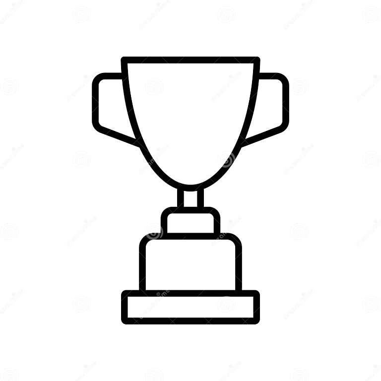 Tropy Icon Flat Logo Isolated Symbol Stock Illustration - Illustration ...