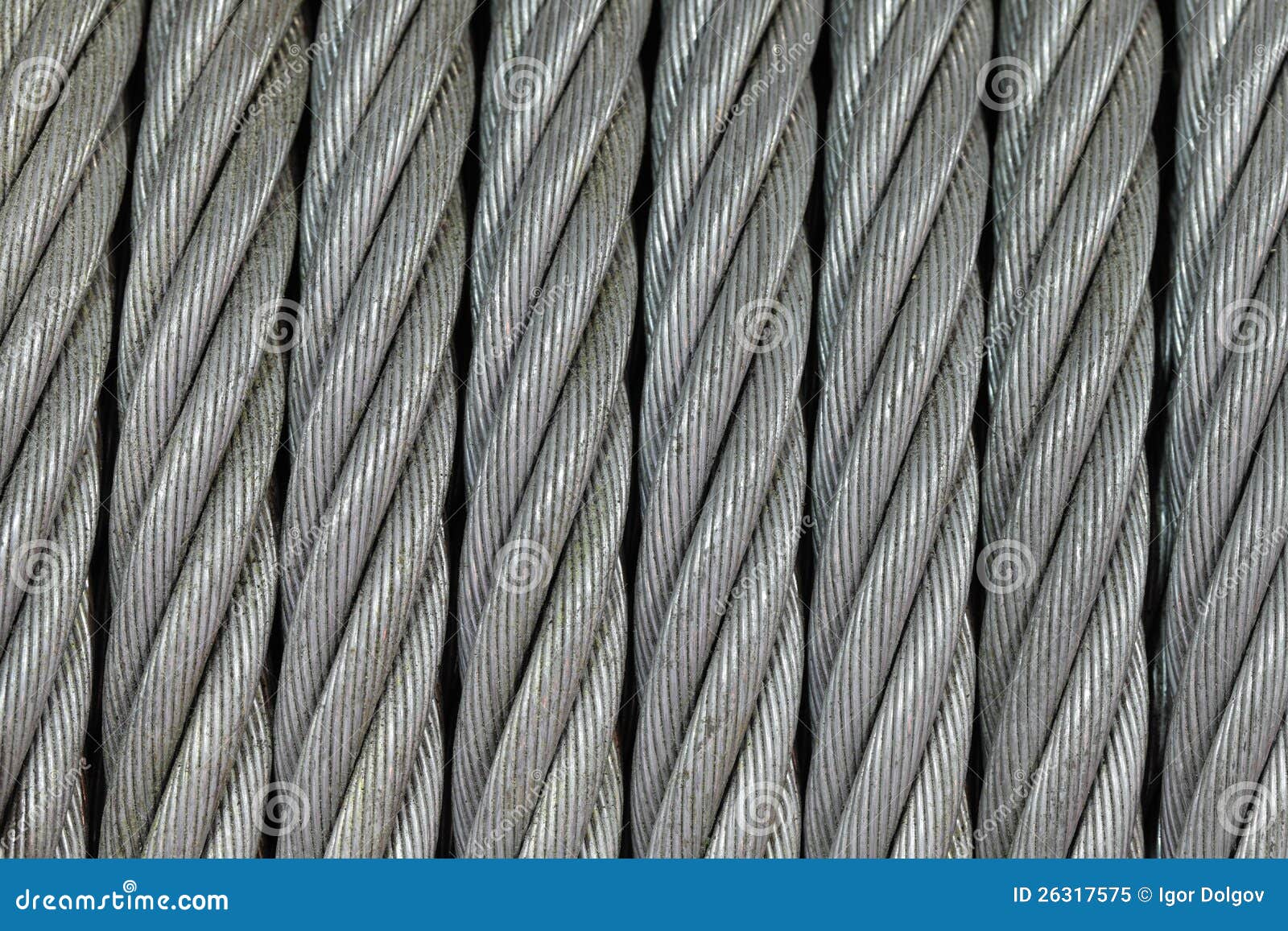 Trosse stockbild. Bild von spule, grau, draht, metall - 26317575