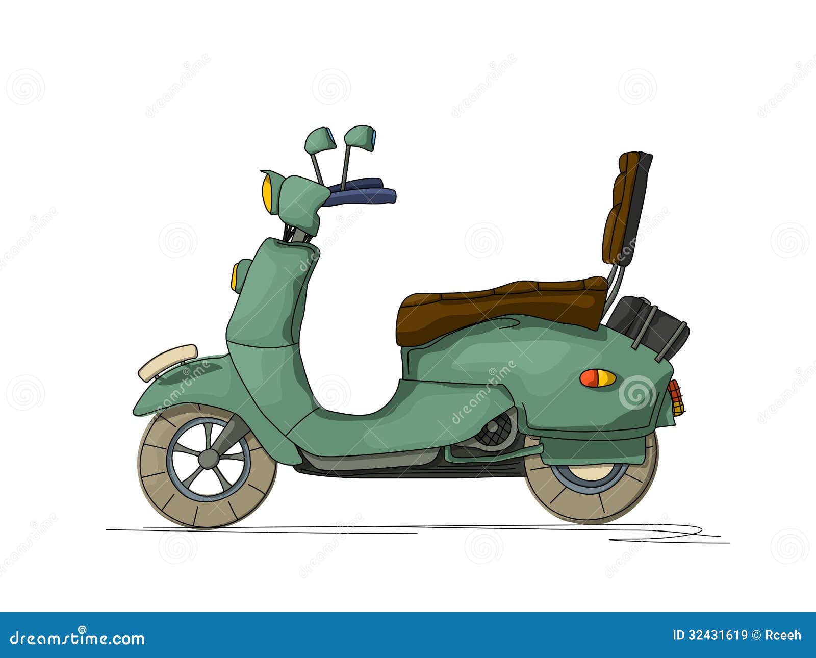 "trotinette" Dos Desenhos Animados Ilustração do Vetor - Ilustração de ...