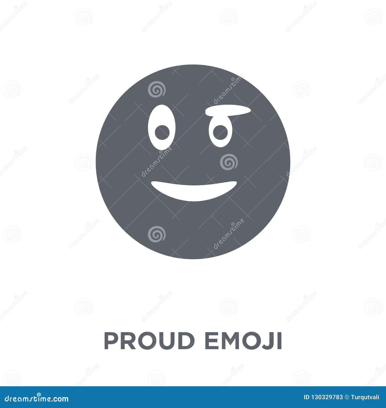 Trots Emojipictogram Van Emoji-inzameling Vector Illustratie ...
