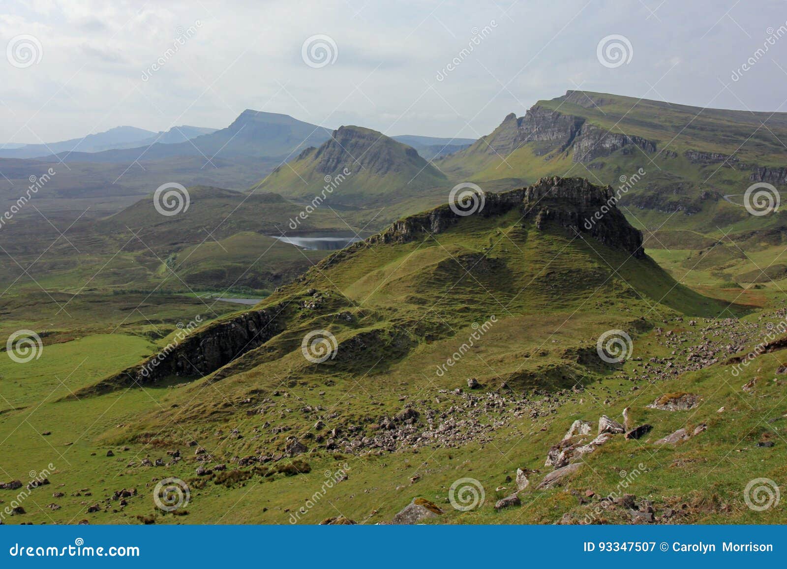 Trotternish Ridge, Isle of Skye, Scotland Stock Image - Image of crags ...