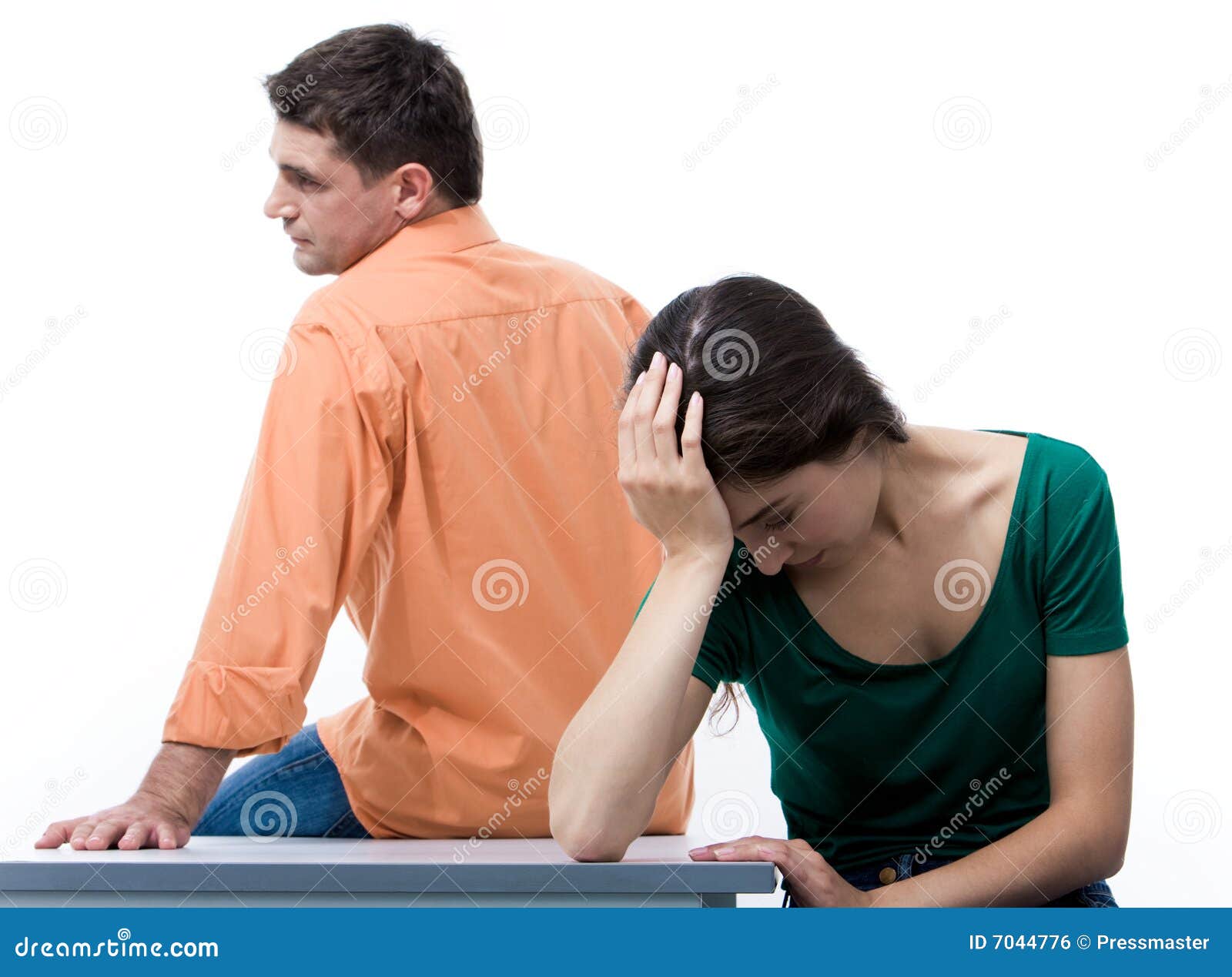 Trouble stock photo. Image of problem, husband, depression - 7044776