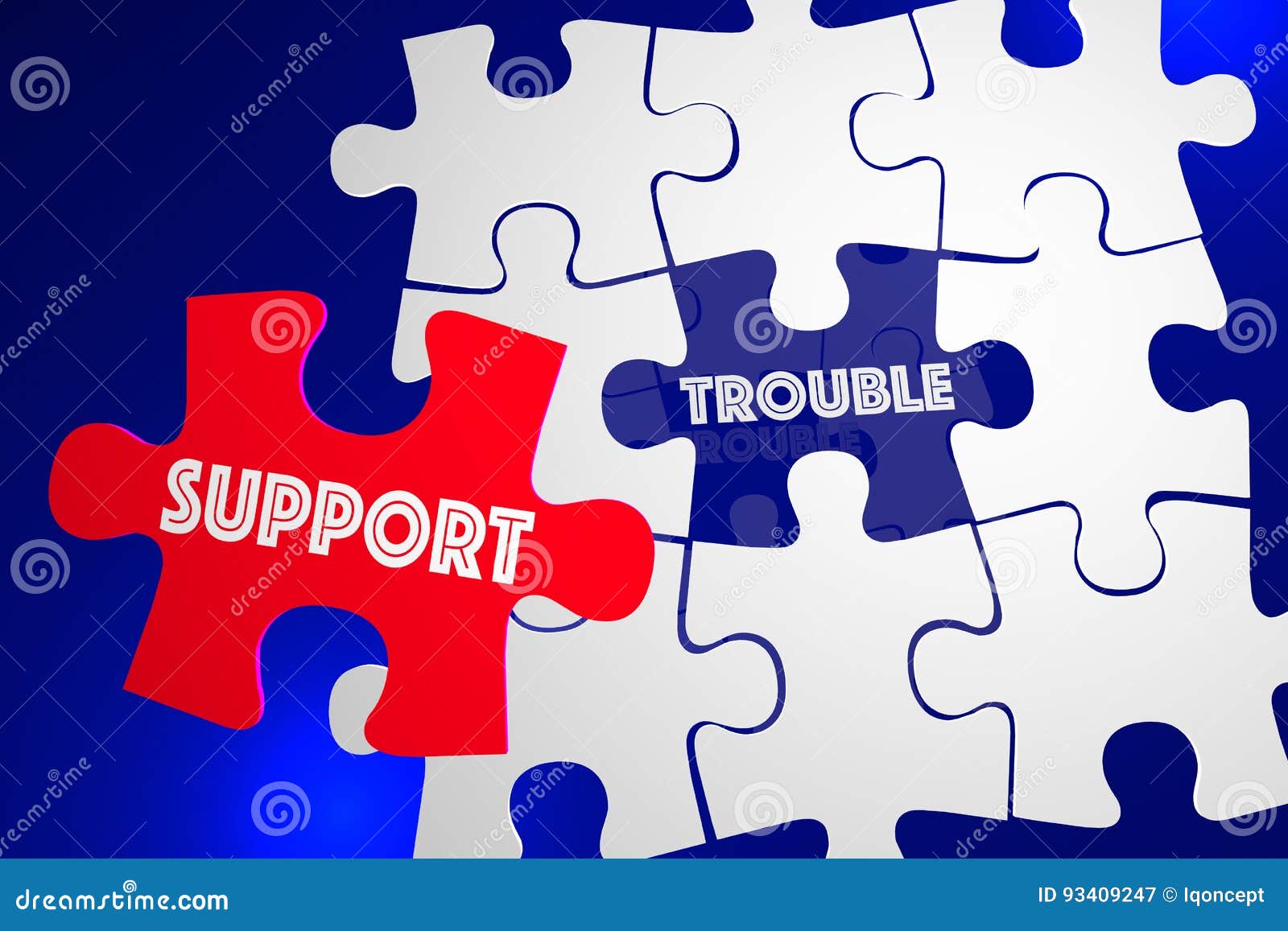 Trouble Problem Issue Solved Customer Support Service Puzzle 3d Stock ... Trouble Problem Issue Solved Customer Support Service Puzzle 3d Stock ...