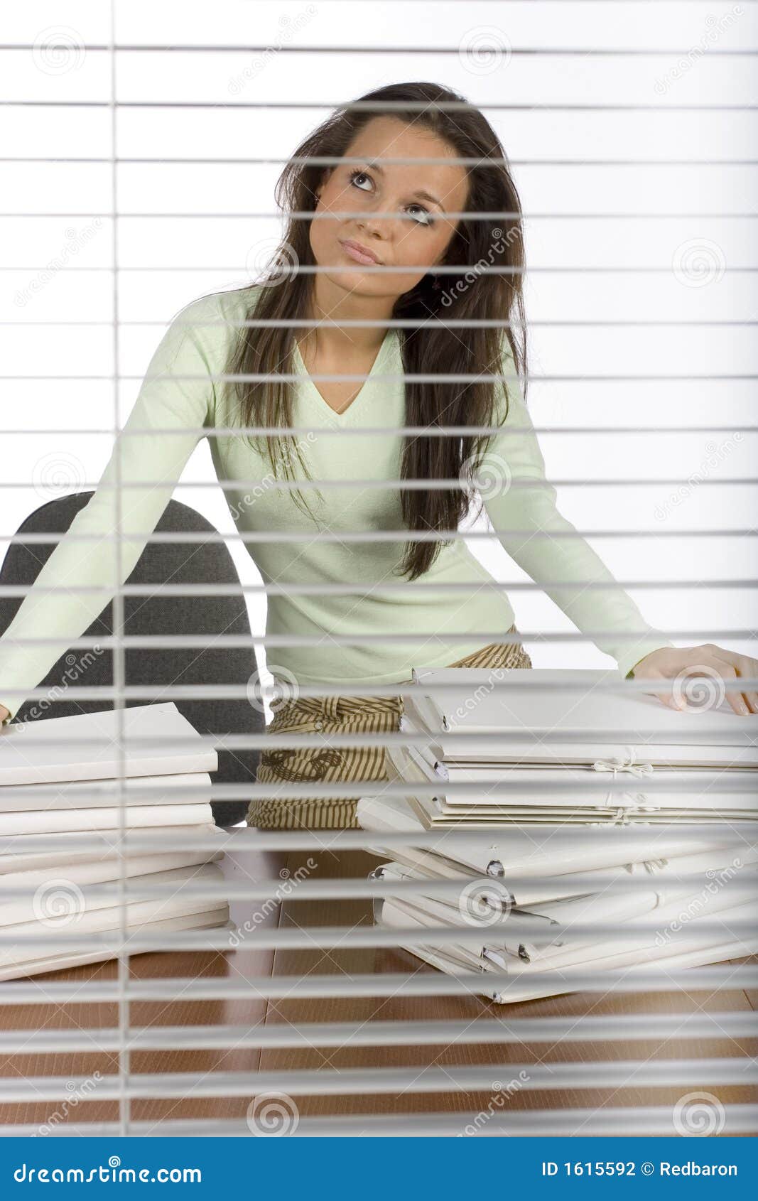 Trouble Woman in the Office Stock Photo - Image of chair, office: 1615592