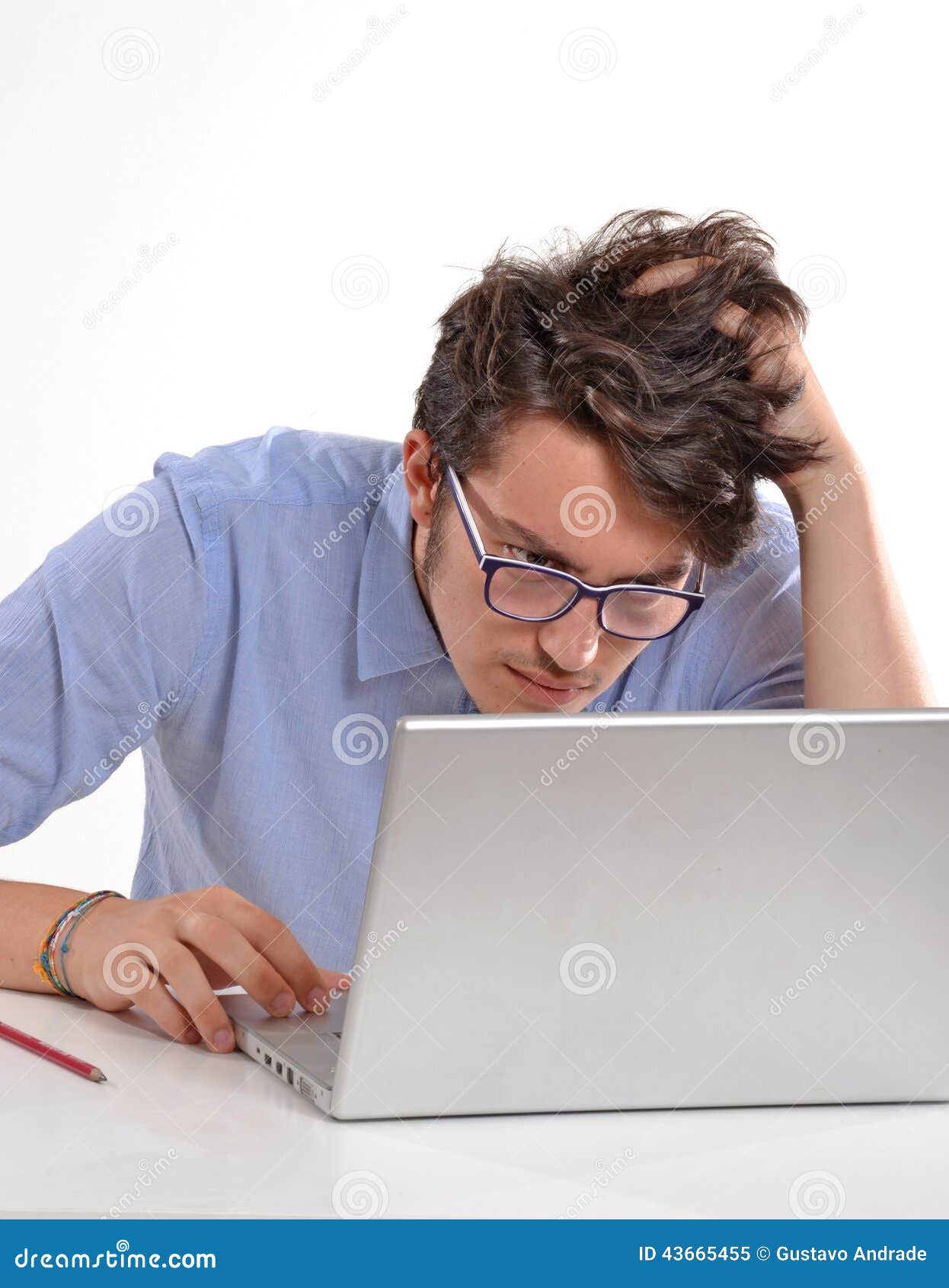 Trouble work. stock image. Image of crisis, computer - 43665455