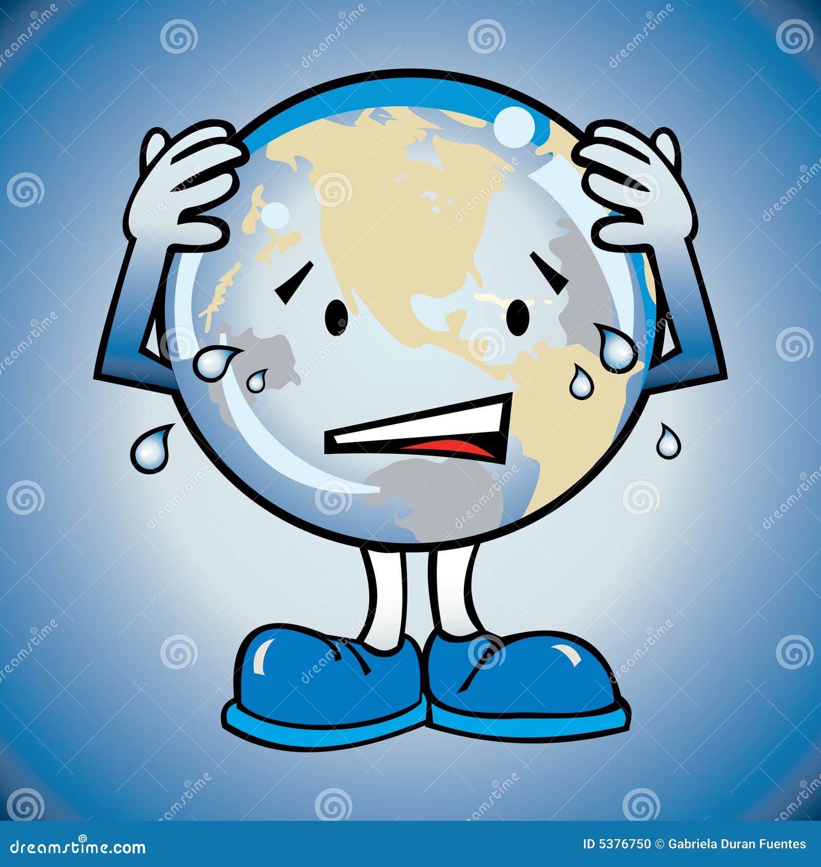 Trouble World stock vector. Illustration of creative, global - 5376750