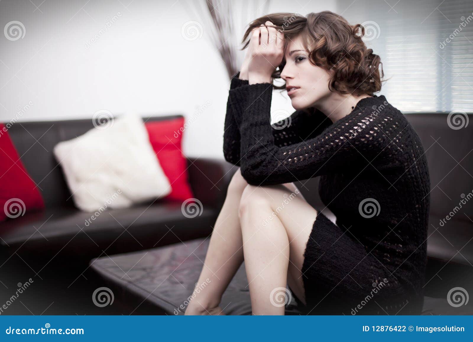 Troubled stock photo. Image of emotion, crisis, disappointment - 12876422