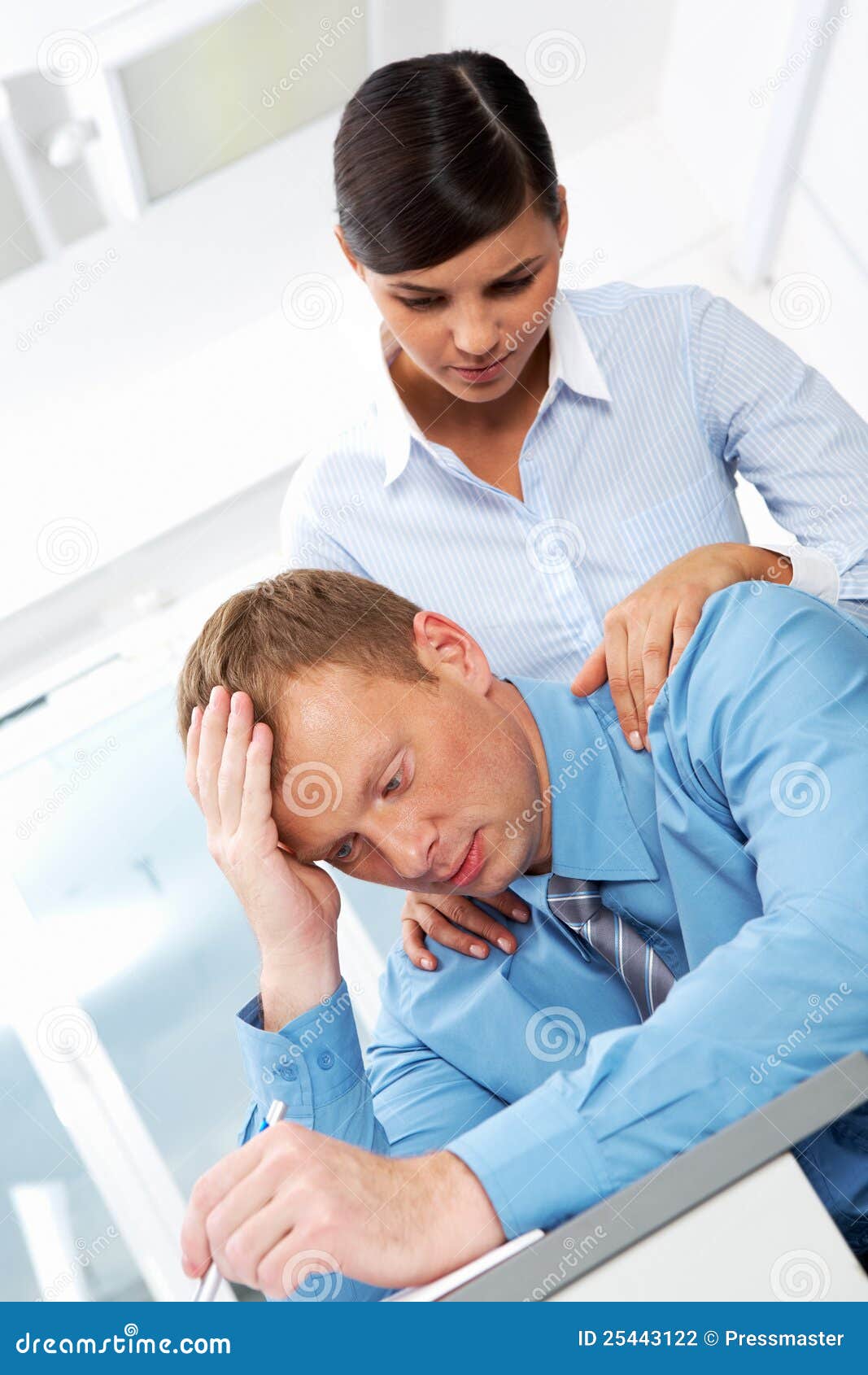 Troubled boss stock photo. Image of grief, corporation - 25443122