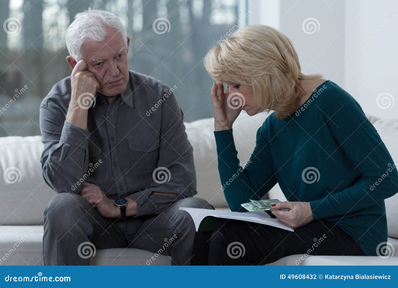 Troubled couple stock photo. Image of budget, crisis - 49608432
