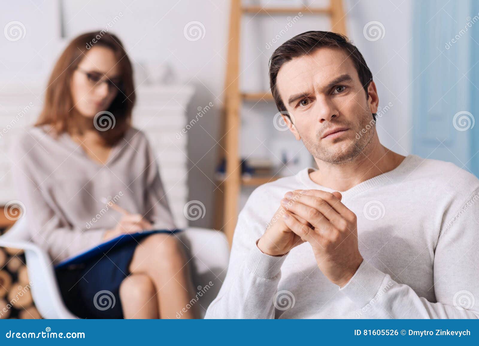 Troubled Handsome Man Thinking about His Problems Stock Photo - Image ...