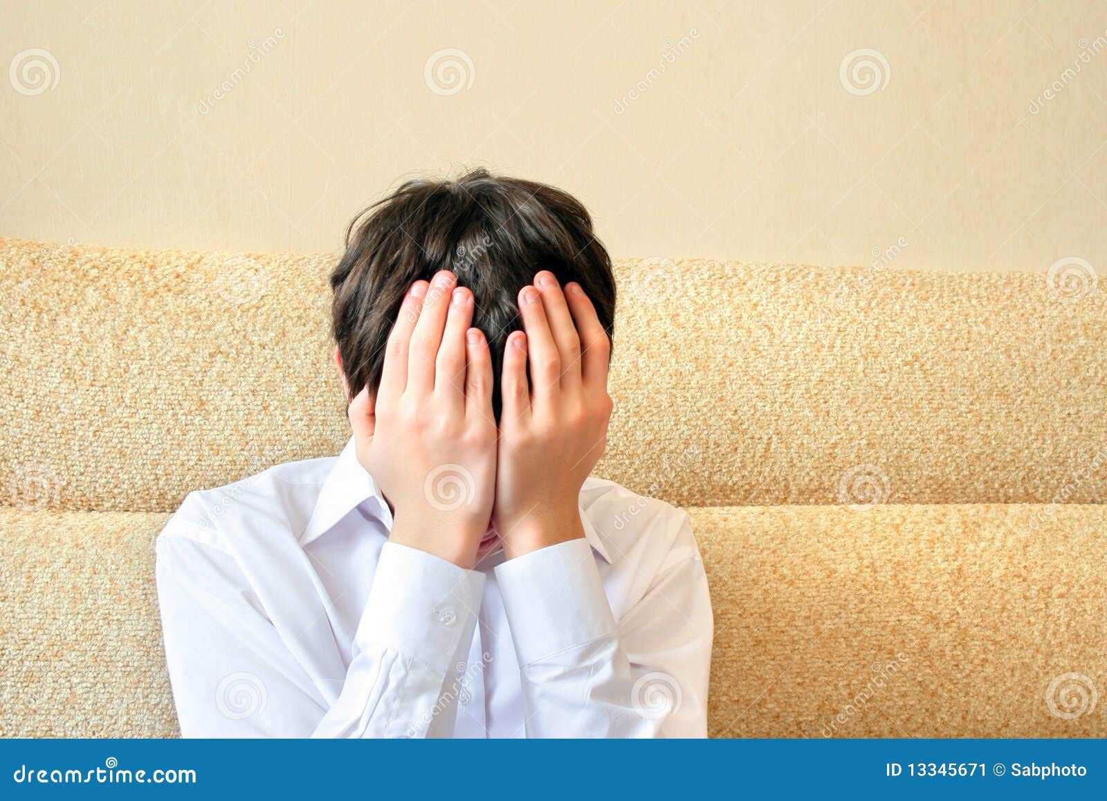 Troubled teenager stock image. Image of person, depression - 13345671