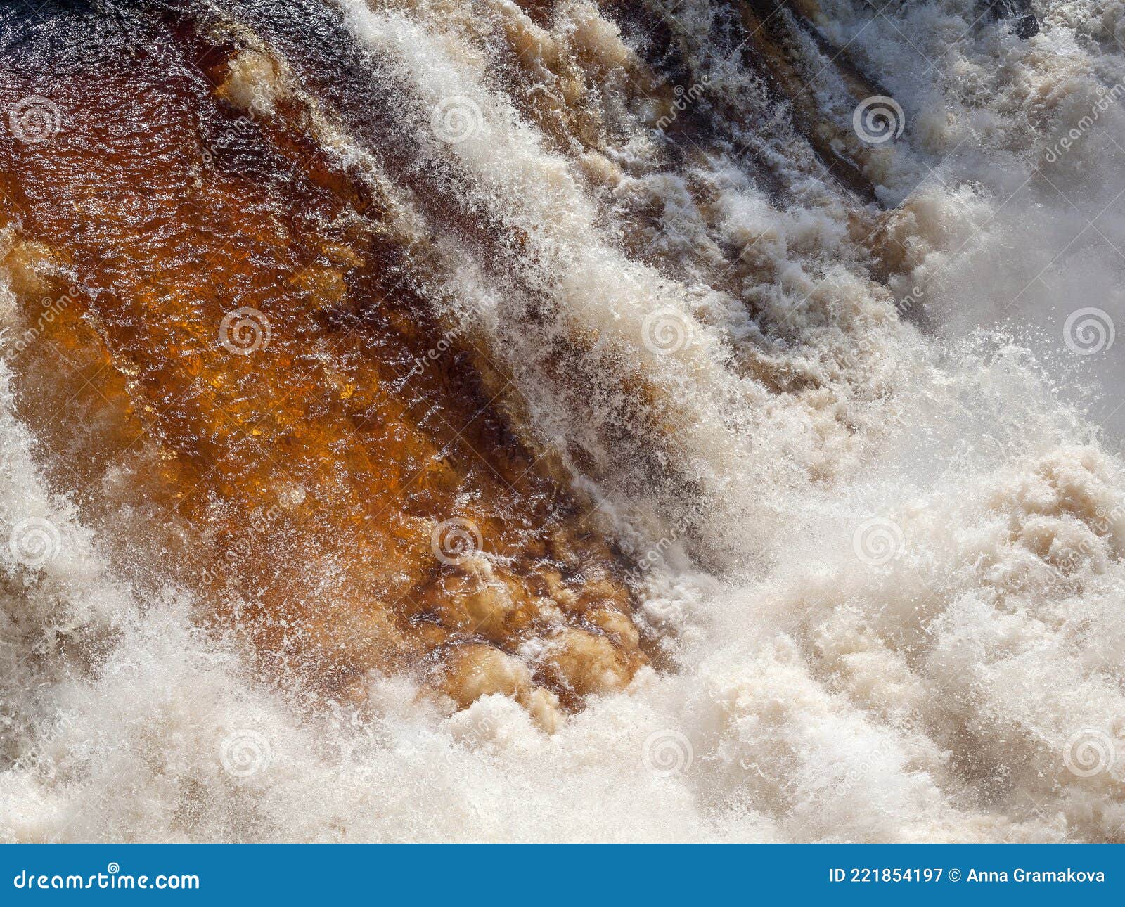 Troubled Water Stream Background and Pattern Stock Image - Image of ...