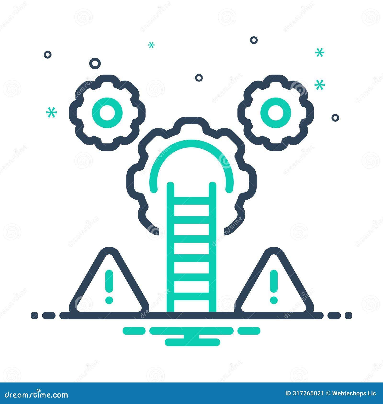 Mix Icon for Troubleshooting, Maintenance and Service Stock ...