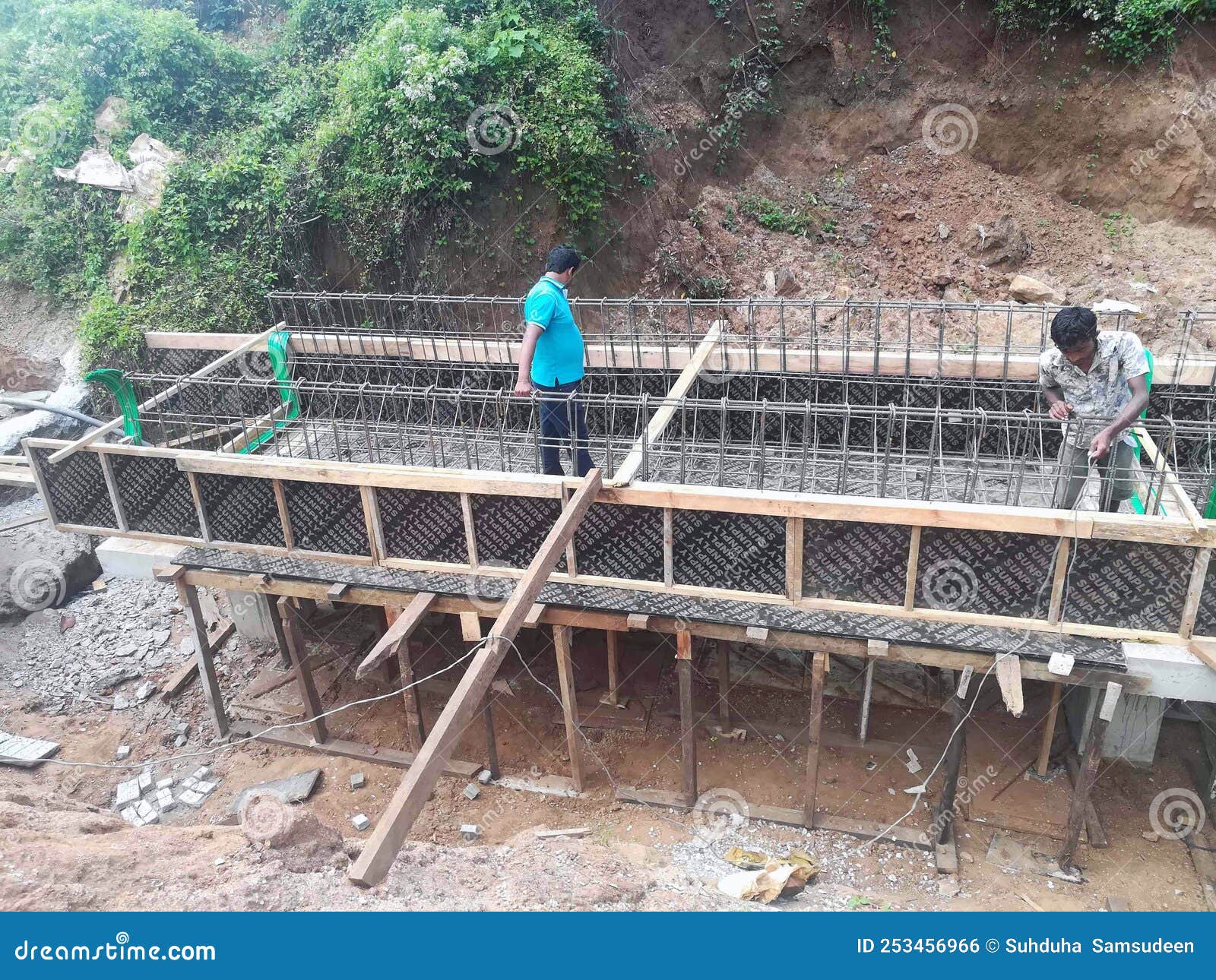 Trough Structure Construction Editorial Photo - Image of special ...