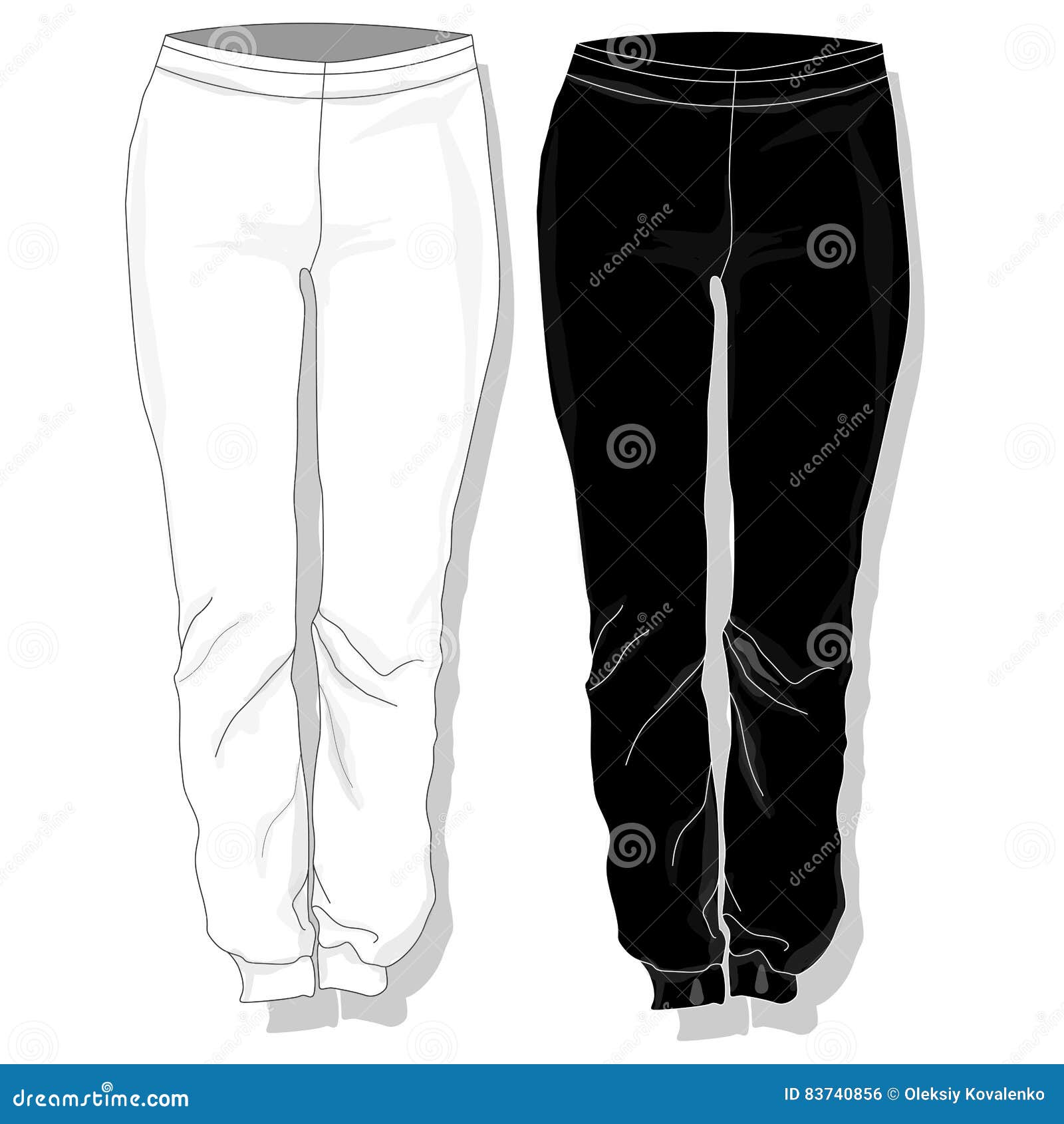 Trousers. Female`s clothes stock vector. Illustration of trouser - 83740856