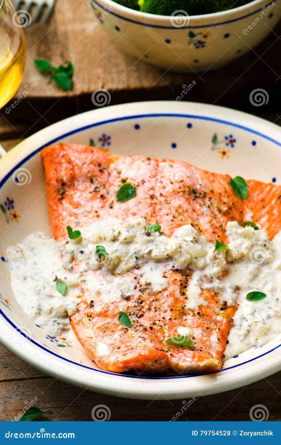 Trout Fillet Stewed with Sauce . Stock Photo - Image of fish, meal ...