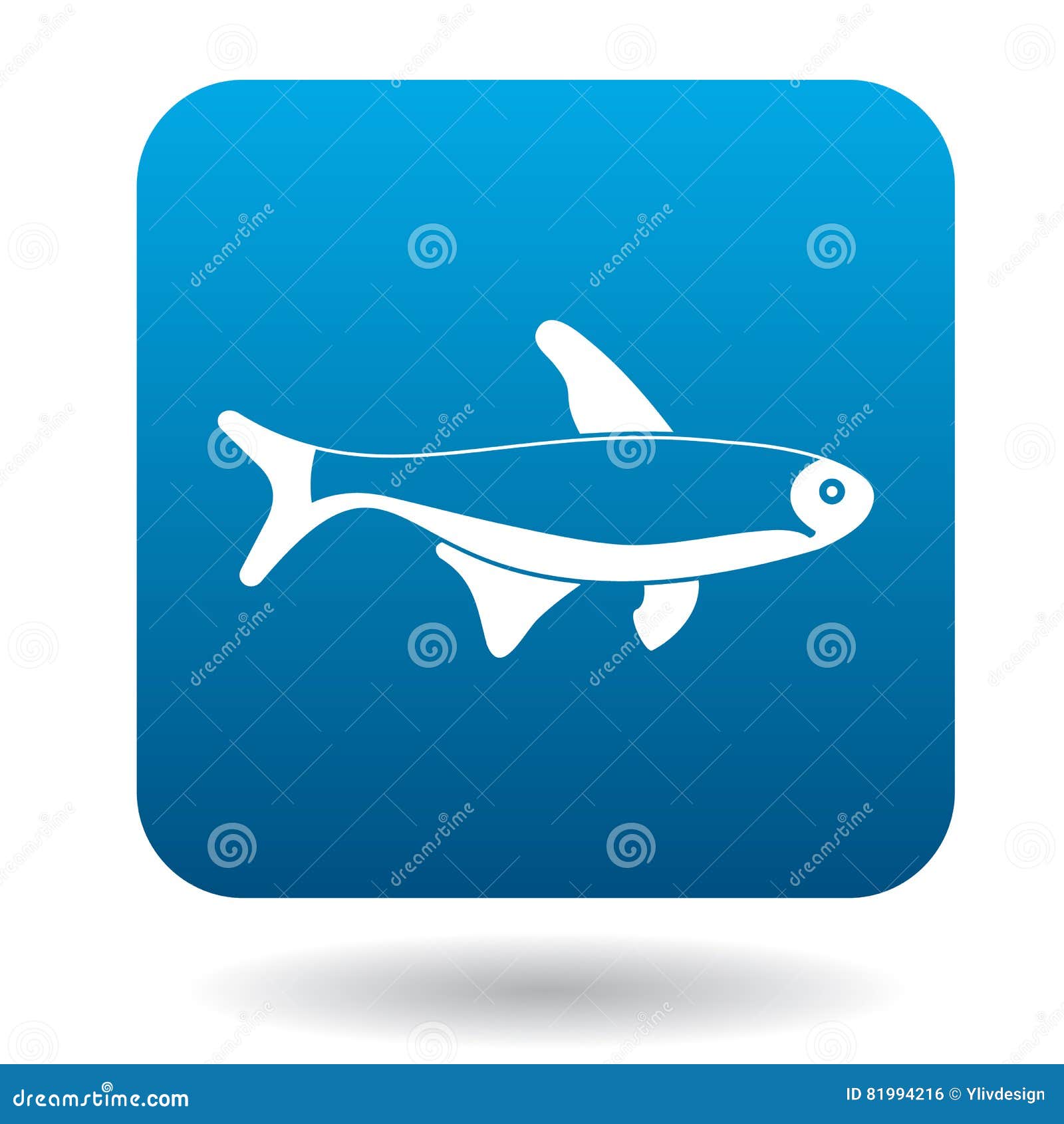 Trout Fish Icon, Simple Style Stock Vector - Illustration of swimming ...