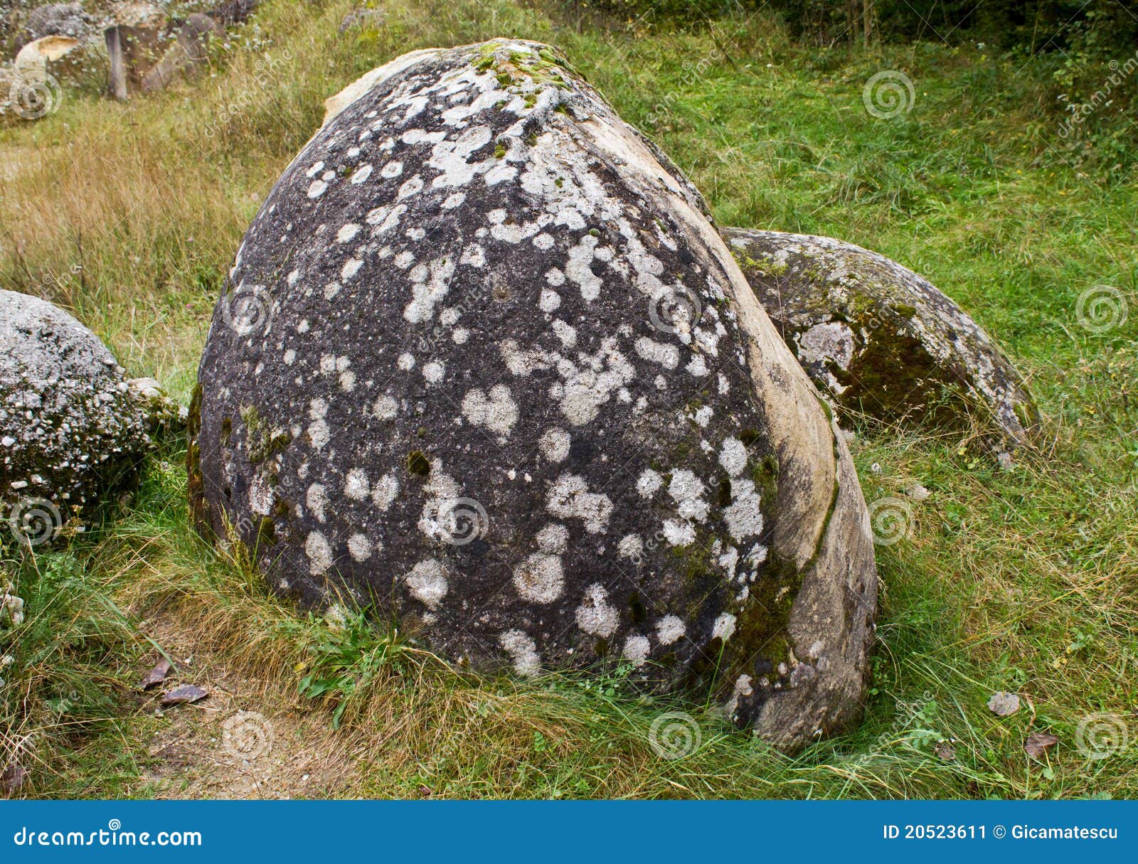 Trovant - Concretion at Costesti in Romania Stock Image - Image of ...