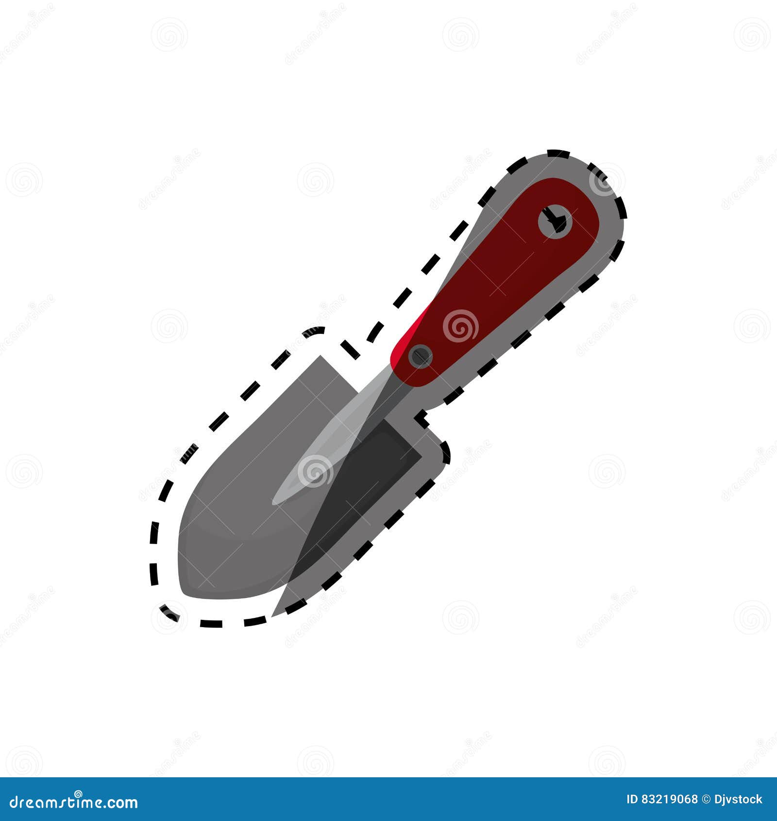Trowel gardening tool stock illustration. Illustration of farming ...