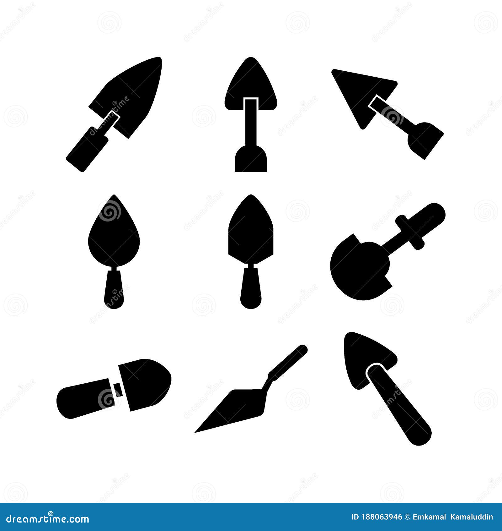 Trowel Icon or Logo Isolated Sign Symbol Vector Illustration Stock ... Trowel Icon or Logo Isolated Sign Symbol Vector Illustration Stock ...