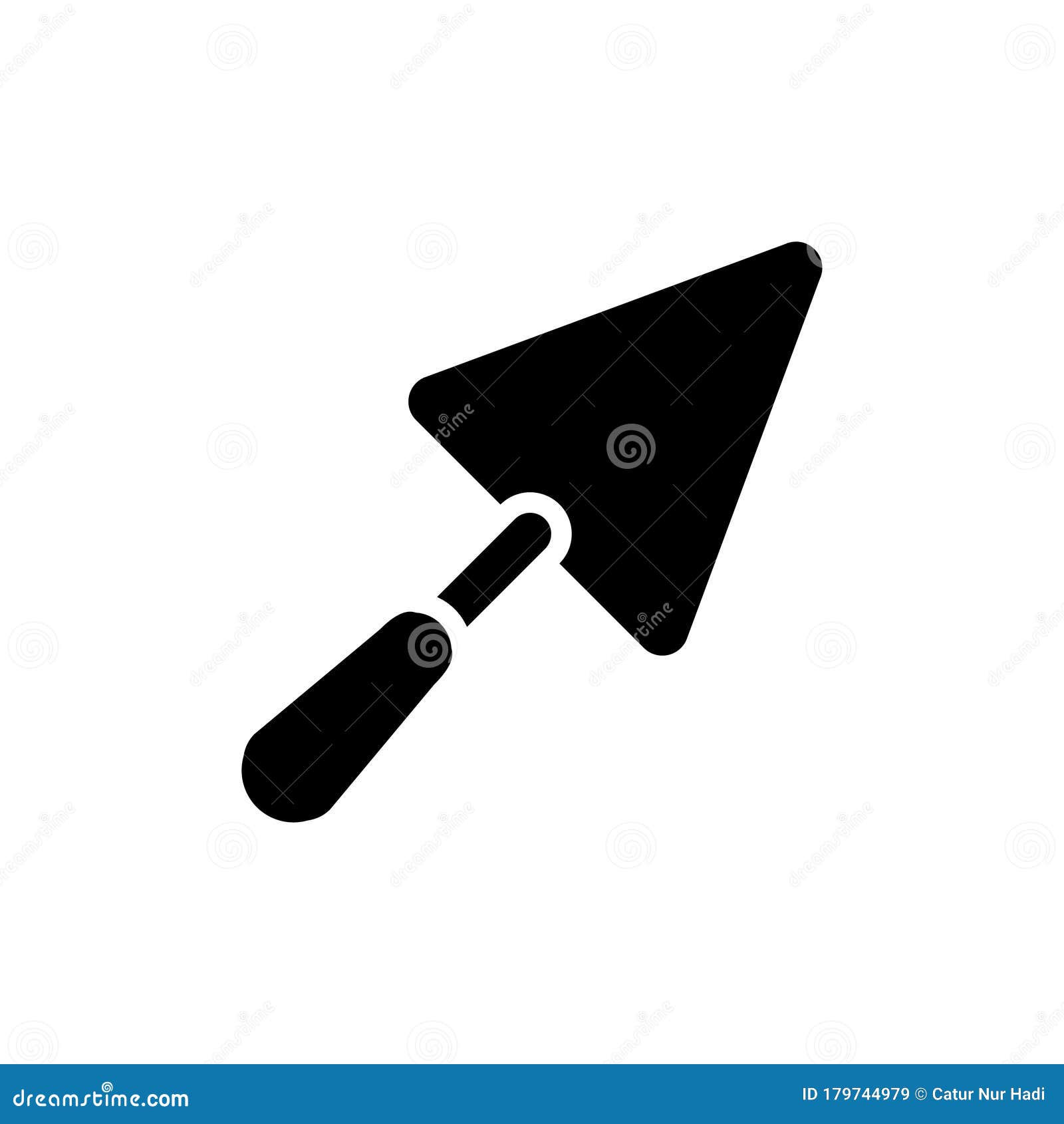 Trowel Icon Trendy Design Template Stock Vector - Illustration of ...