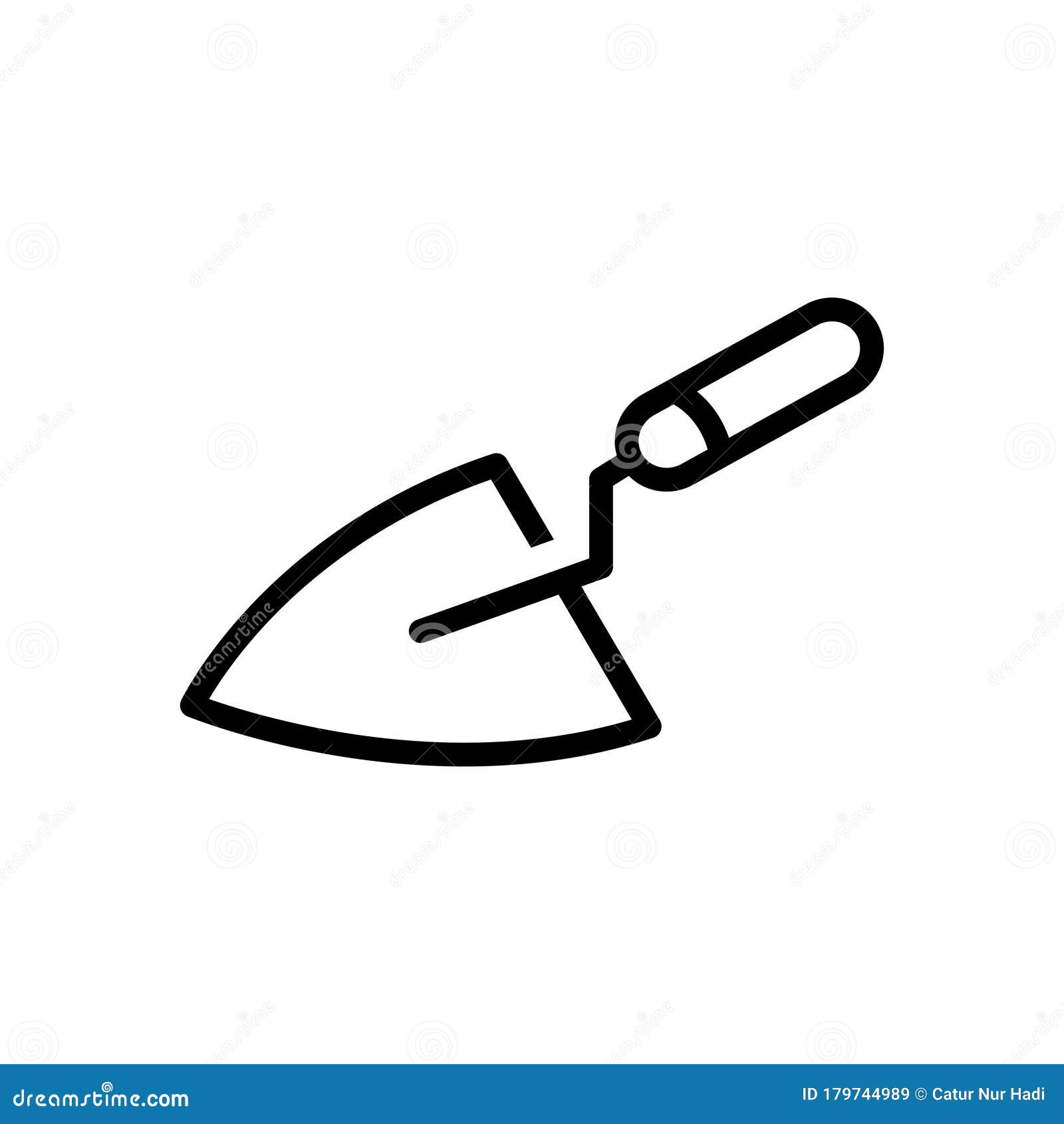 Trowel Icon Trendy Design Template Stock Vector - Illustration of ...