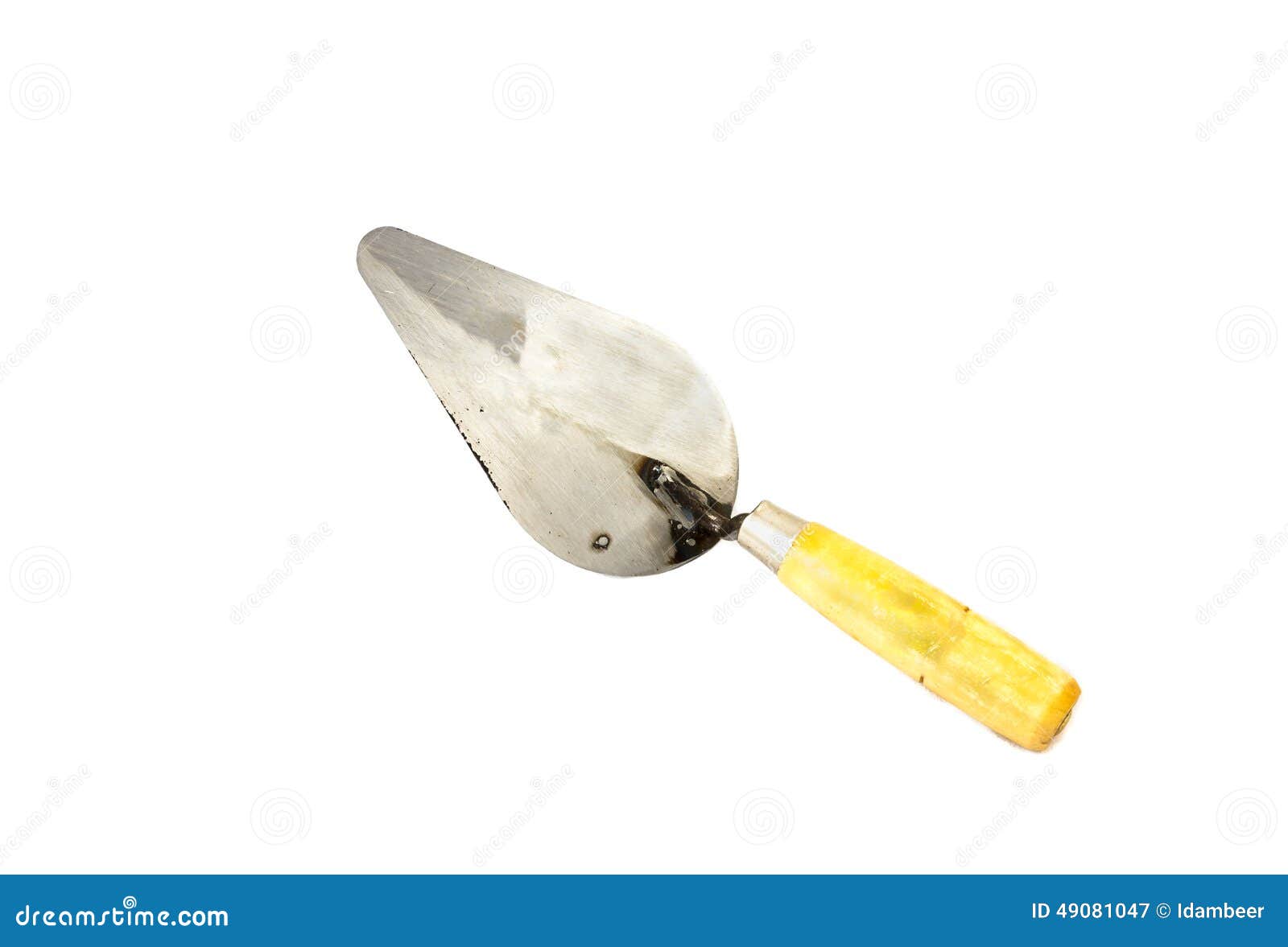 Trowel, stock image. Image of trowel, instrument, handle - 49081047