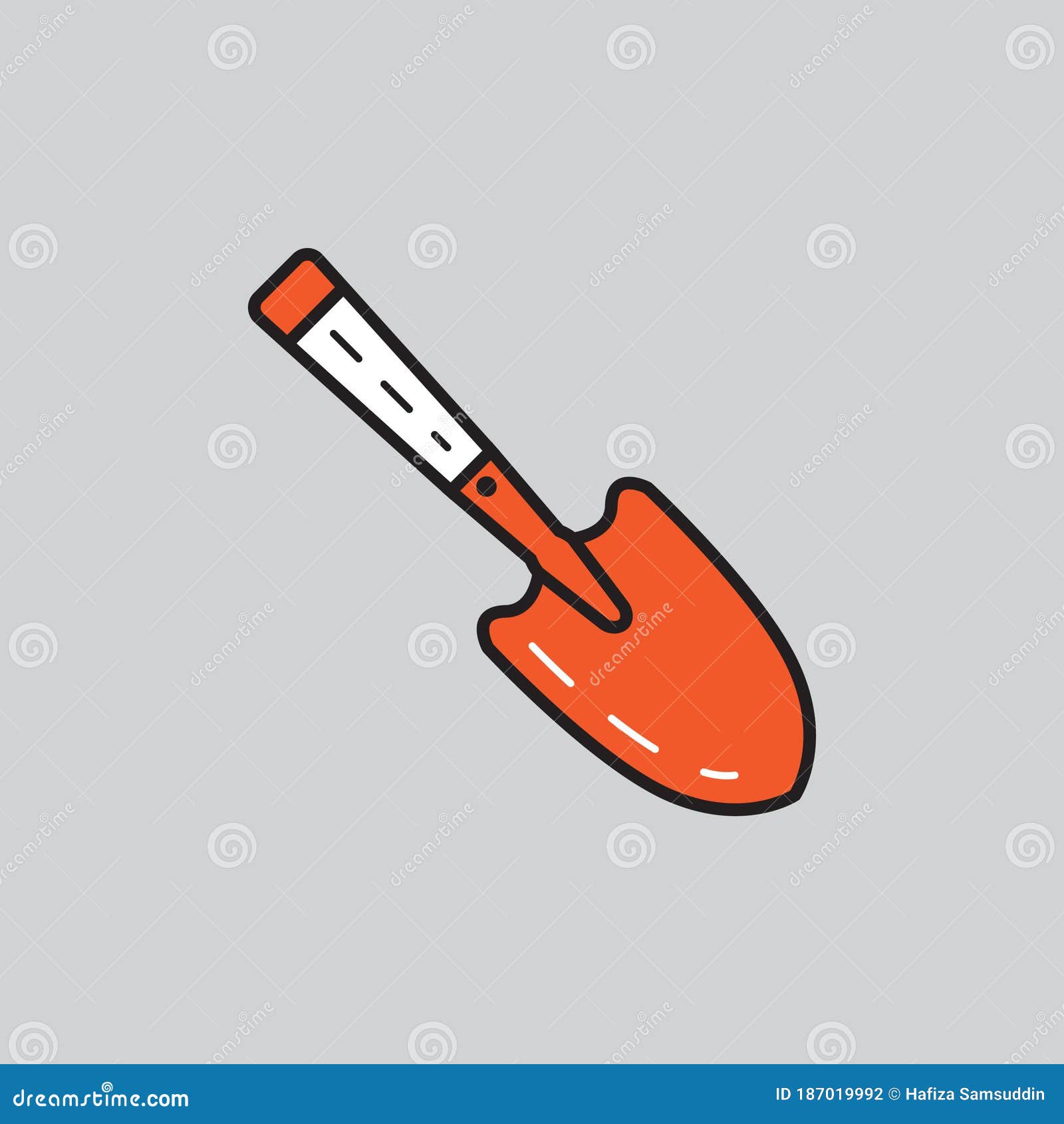 Trowel. Vector Illustration Decorative Design Stock Vector ...