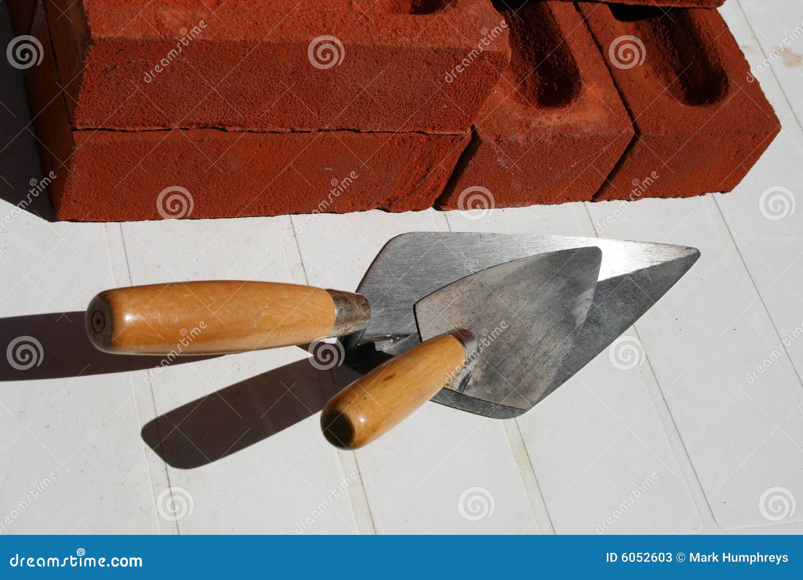 Trowels stock image. Image of equipment, construction - 6052603