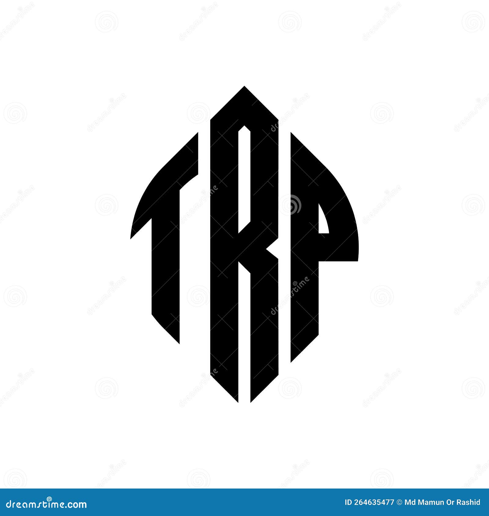 TRP Circle Letter Logo Design with Circle and Ellipse Shape. TRP ...
