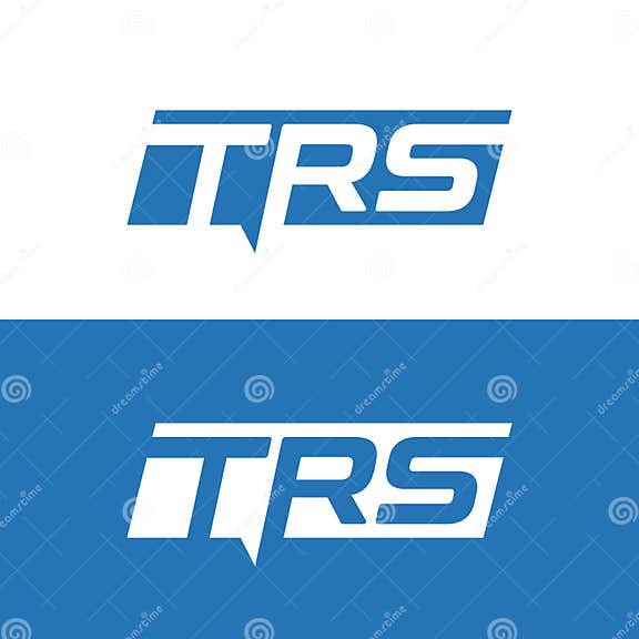 TRS Letter Logo Design Vector Stock Vector - Illustration of ...