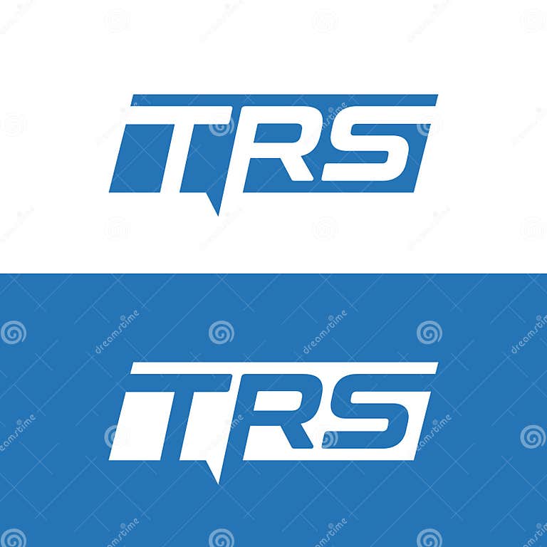 TRS Letter Logo Design Vector Stock Vector - Illustration of ...