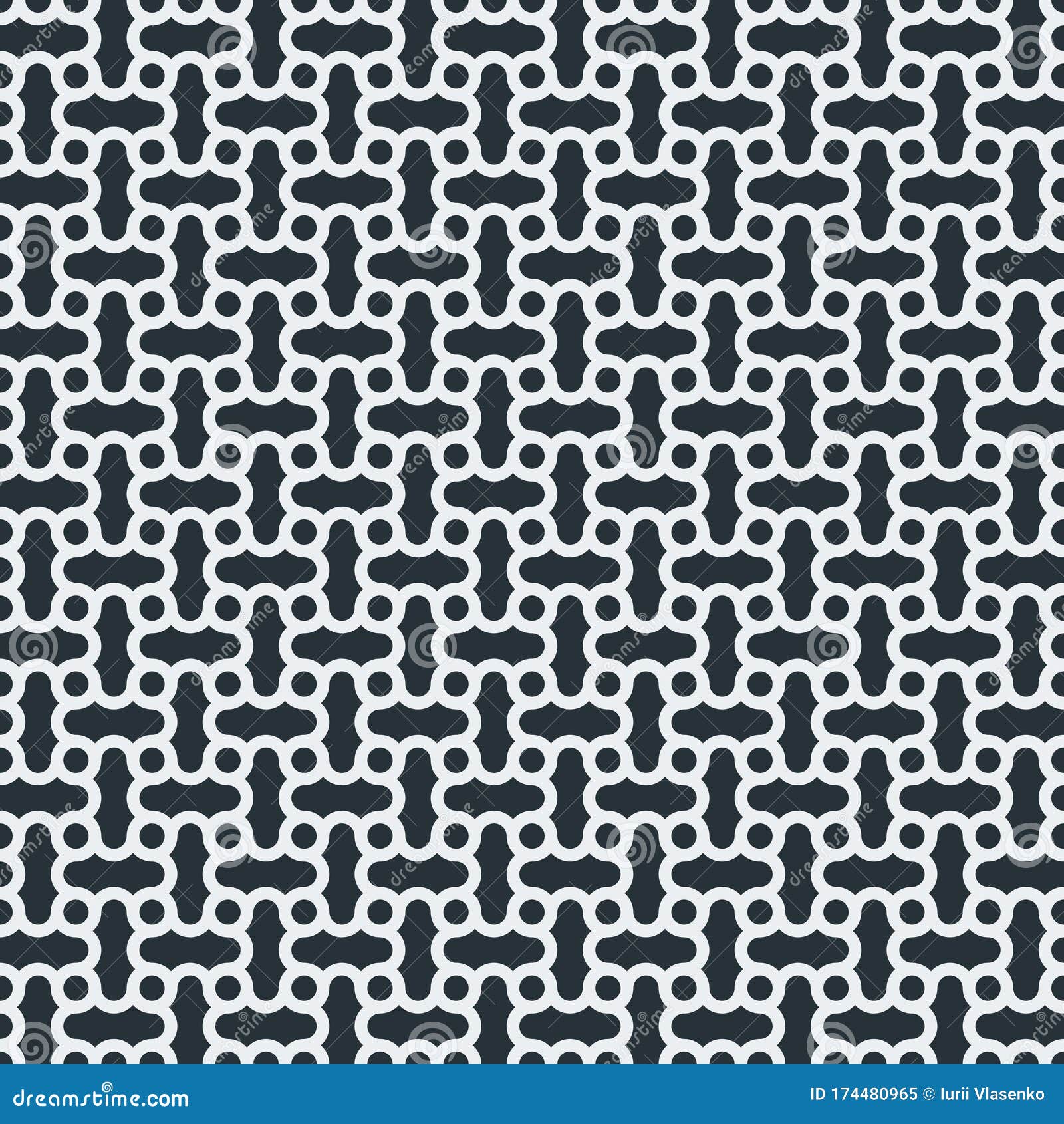 Truchet Motif Pattern Generative Tile Art Background Illustration Stock ...