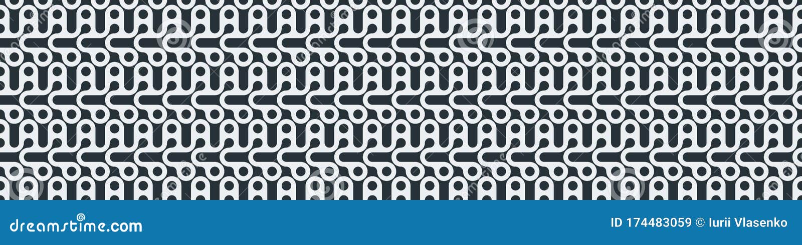 Truchet Motif Pattern Generative Tile Art Background Illustration Stock ...