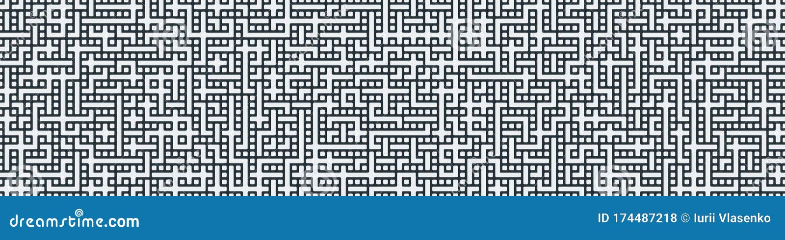 Truchet Random Pattern Generative Tile Art Background Illustration ...