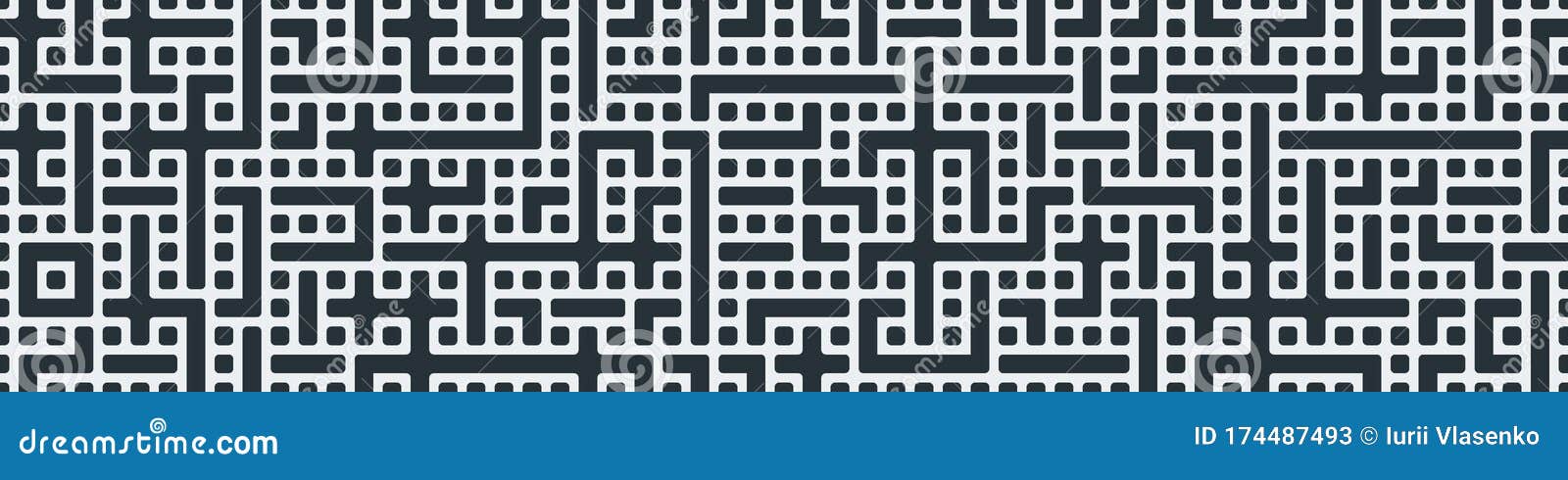 Truchet Random Pattern Generative Tile Art Background Illustration ...