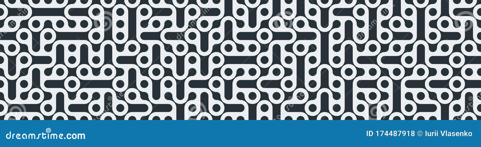 Truchet Random Pattern Generative Tile Art Background Illustration ...