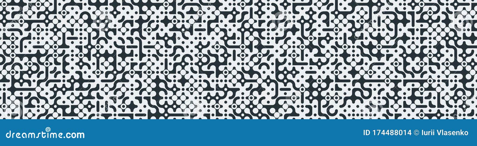 Truchet Random Pattern Generative Tile Art Background Illustration ...