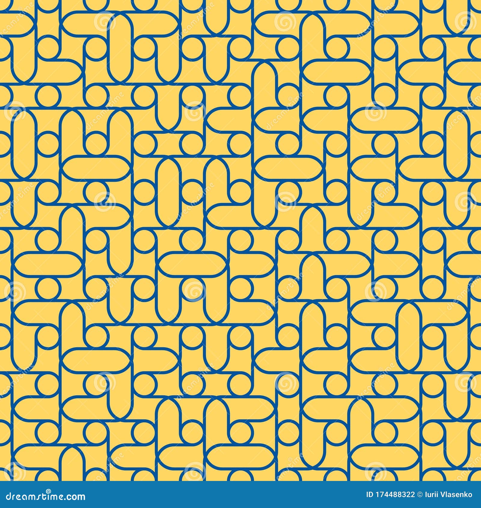 Truchet Random Pattern Generative Tile Art Background Illustration ...