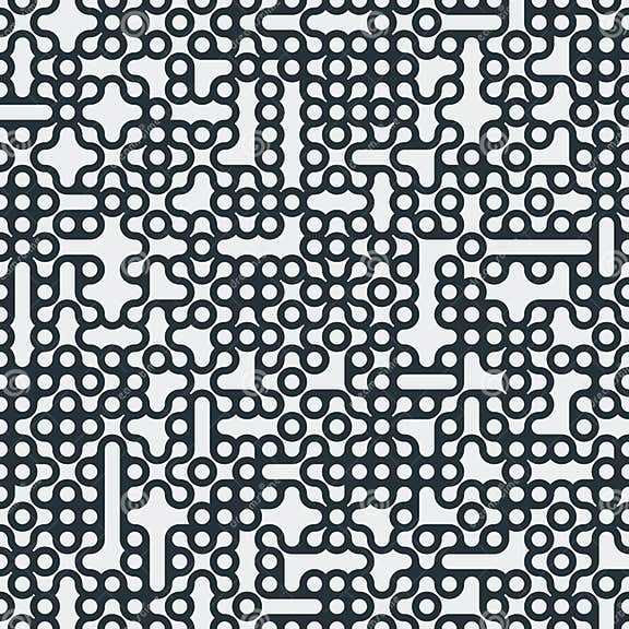 Truchet Random Pattern Generative Tile Art Background Illustration ...